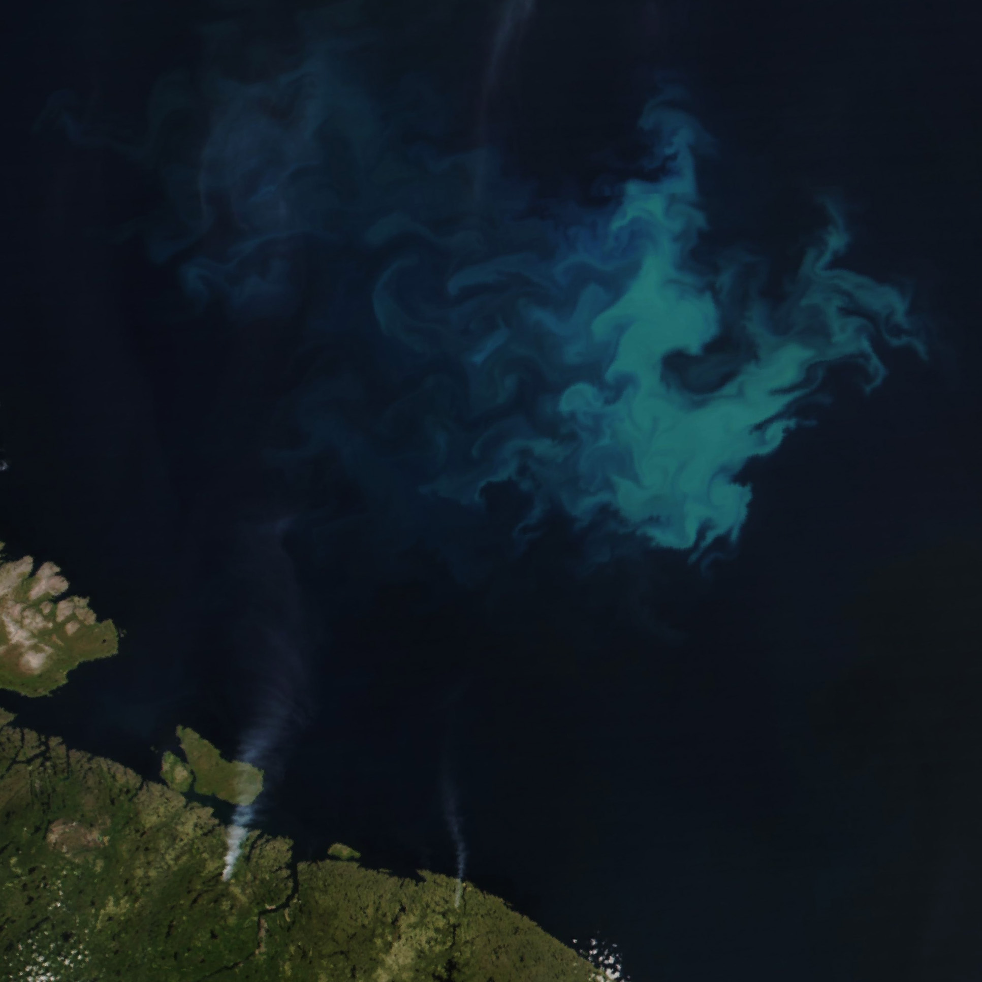 Bright Blues in the Barents - NASA Science