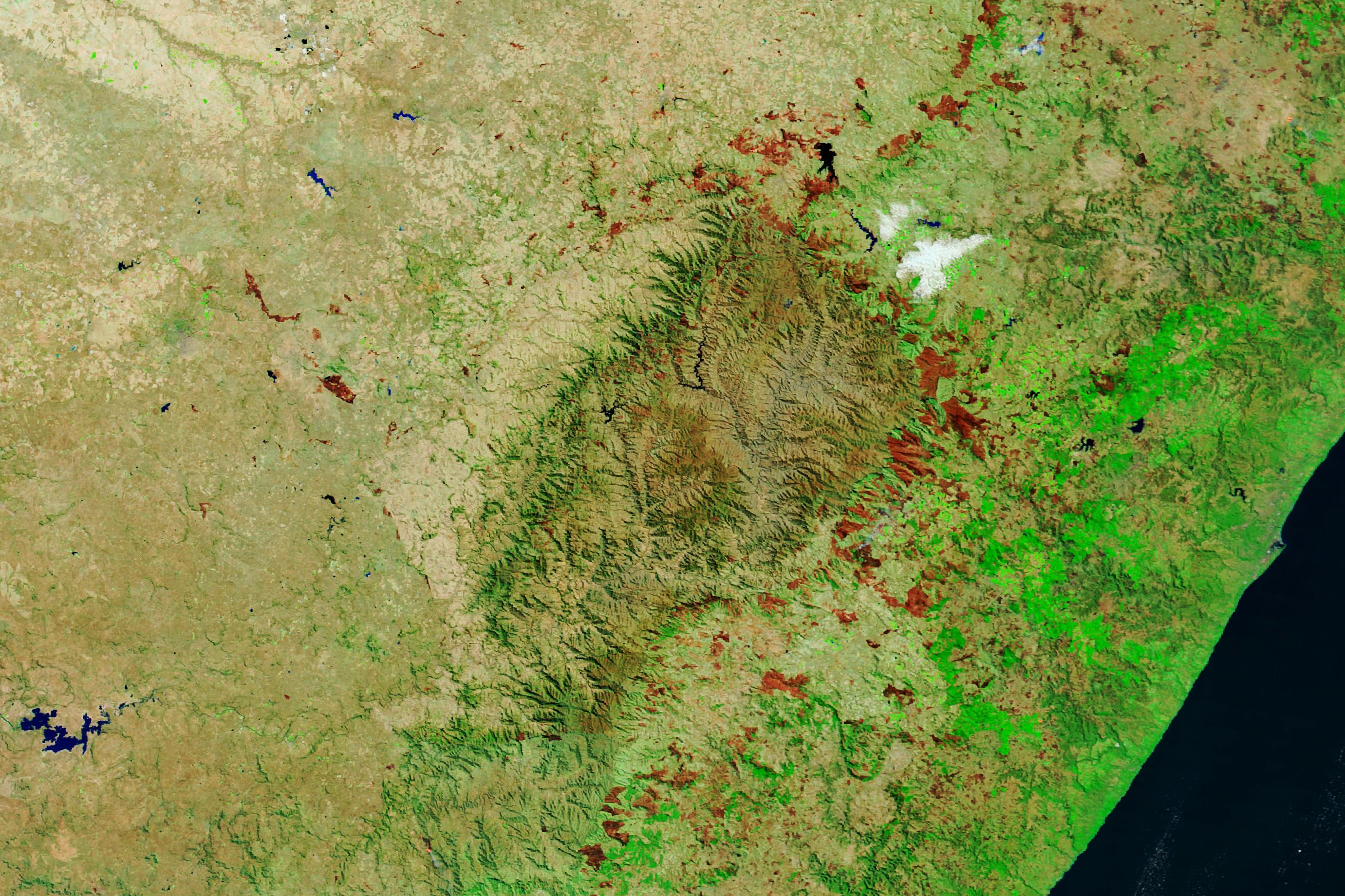 Spring Snow in Lesotho - NASA Science