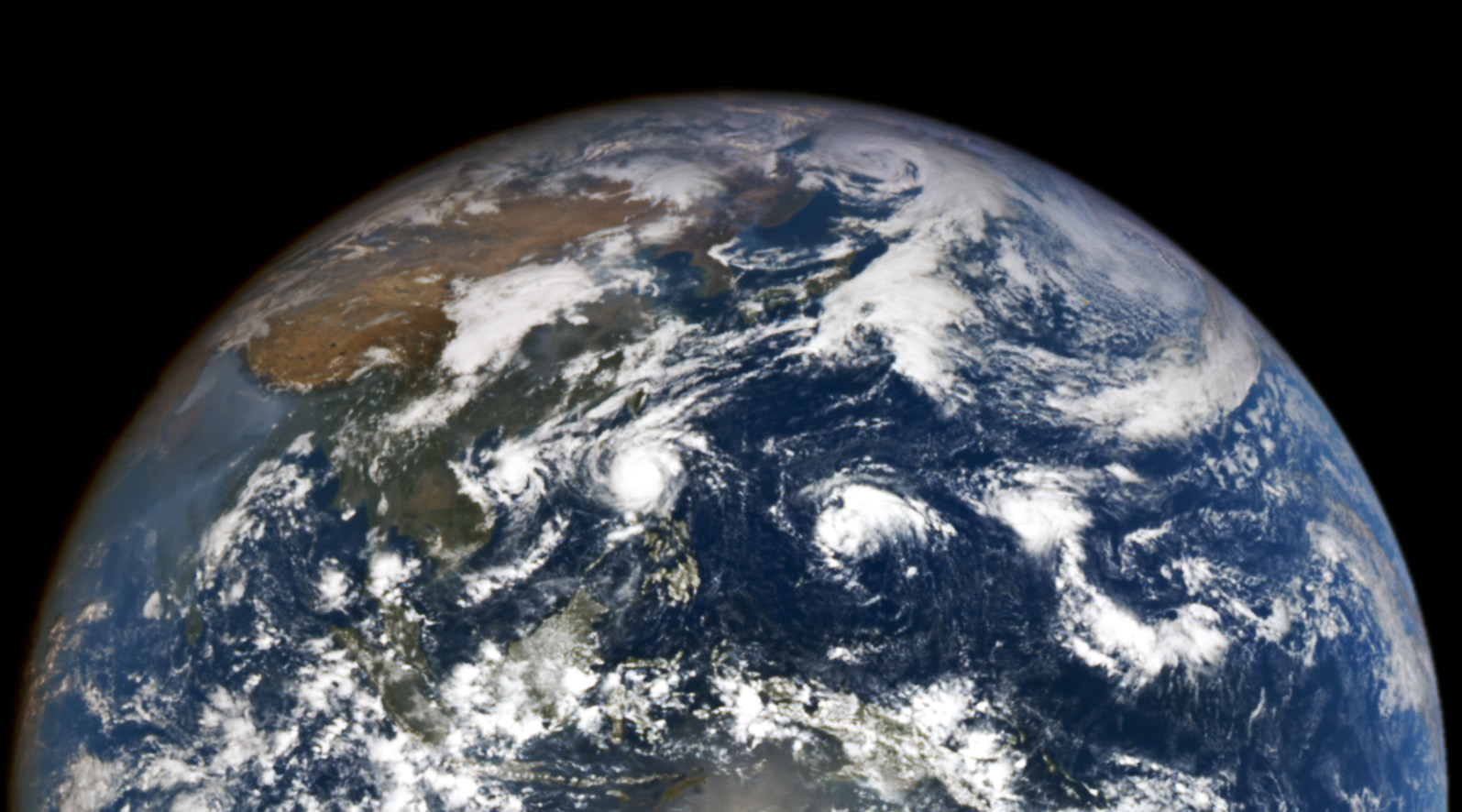 Typhoons Line Up in the Western Pacific - NASA Science