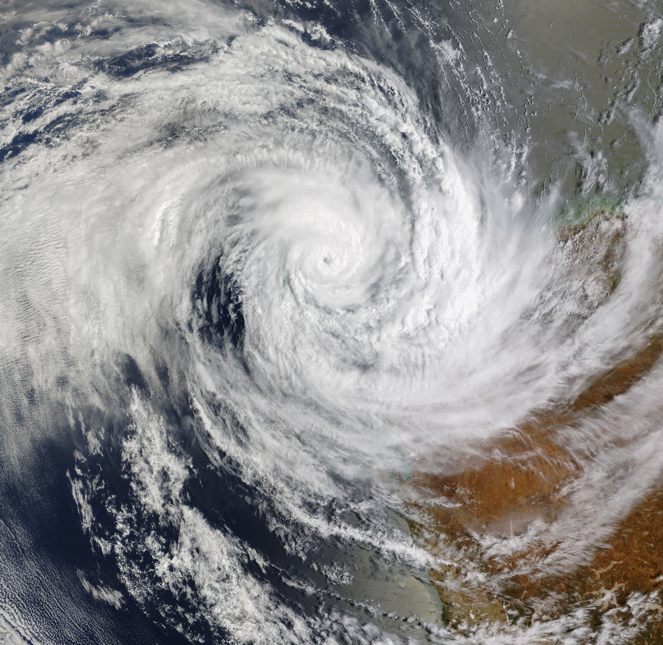 Tropical Cyclone Sean Lashes Western Australia - NASA Science