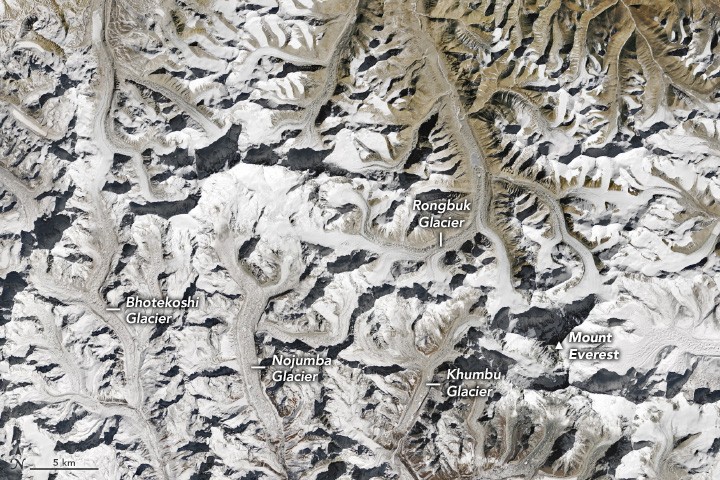 Himalayan Snow Lines on the Rise - NASA Science