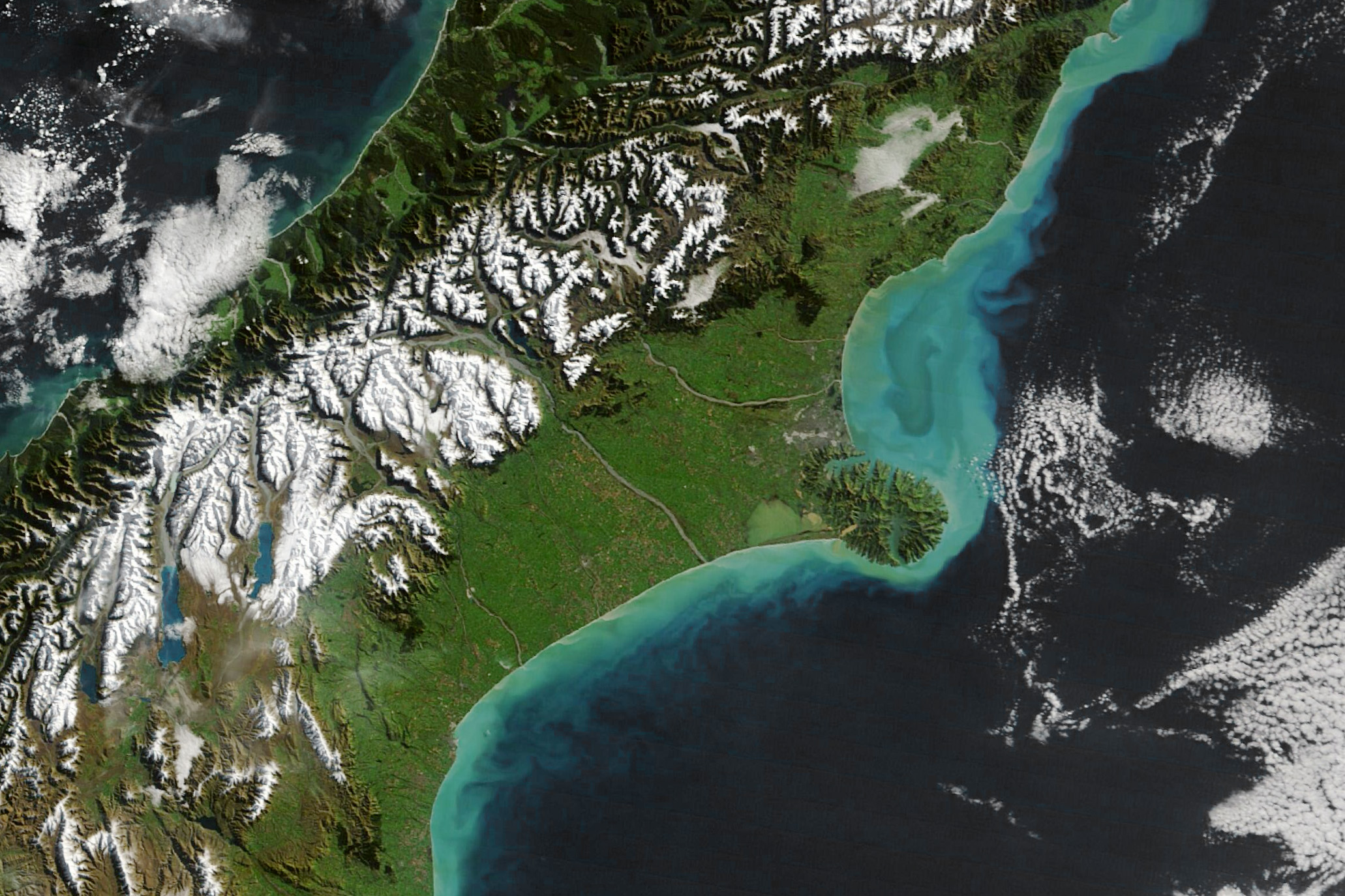 Late-Autumn Storm Lashes New Zealand - NASA Science