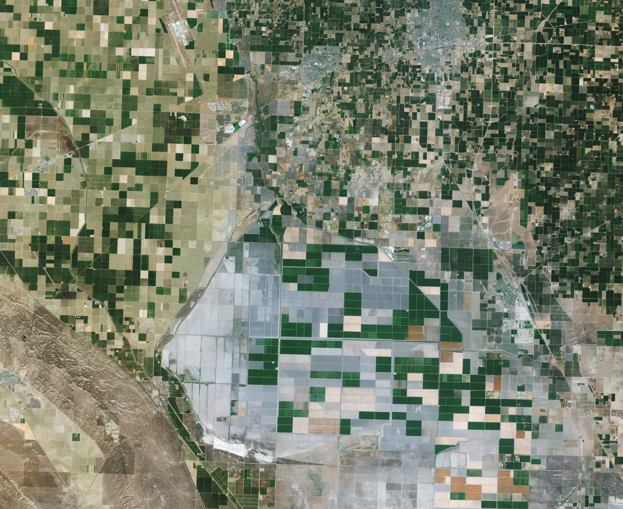 Dusty Skies in California Farm Country - NASA Science