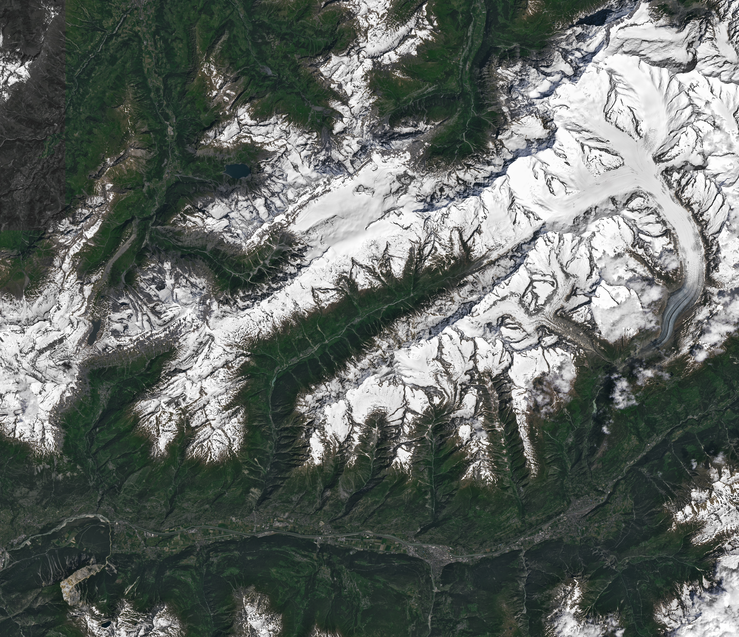 Glacier Collapse Buries Swiss Village - NASA Science