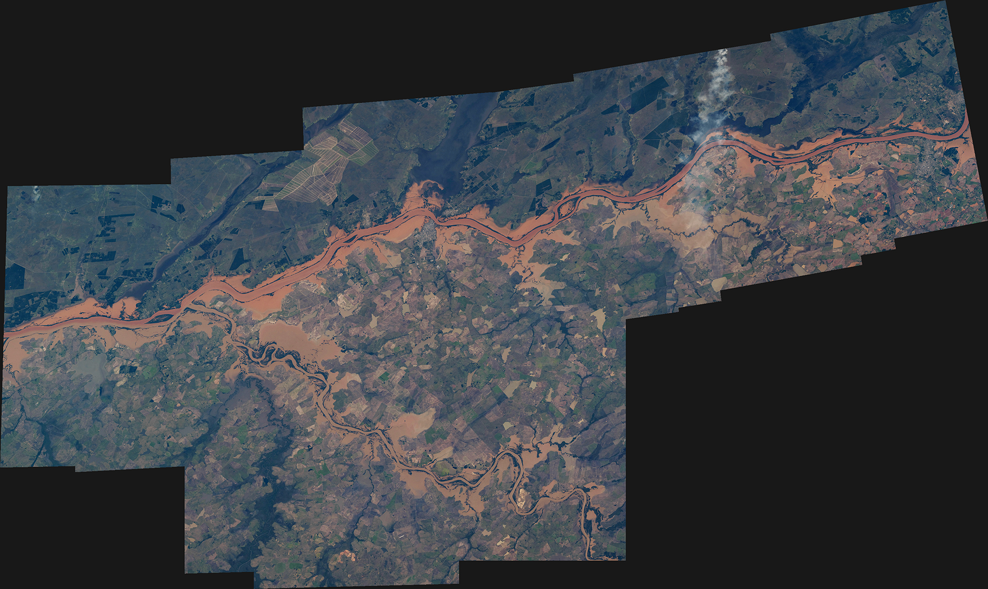 Flooding Along the Uruguay and Ibicuí Rivers - NASA Science