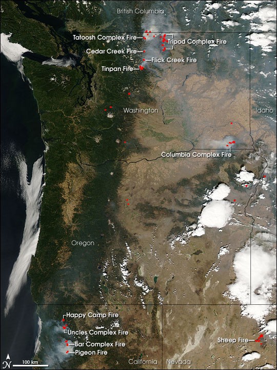 Fires in the Western United States - NASA Science