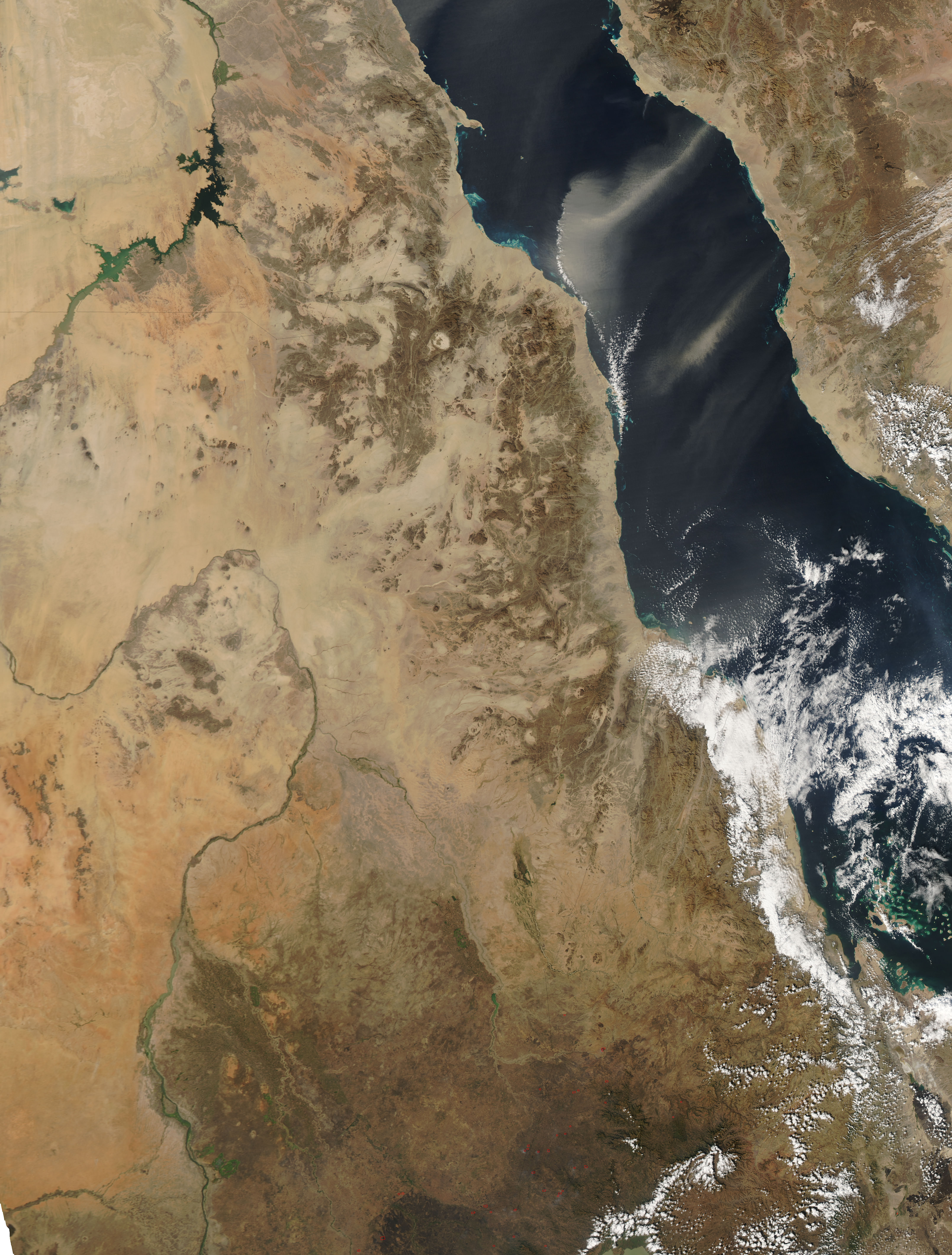 Dust Storm over the Red Sea - NASA Science