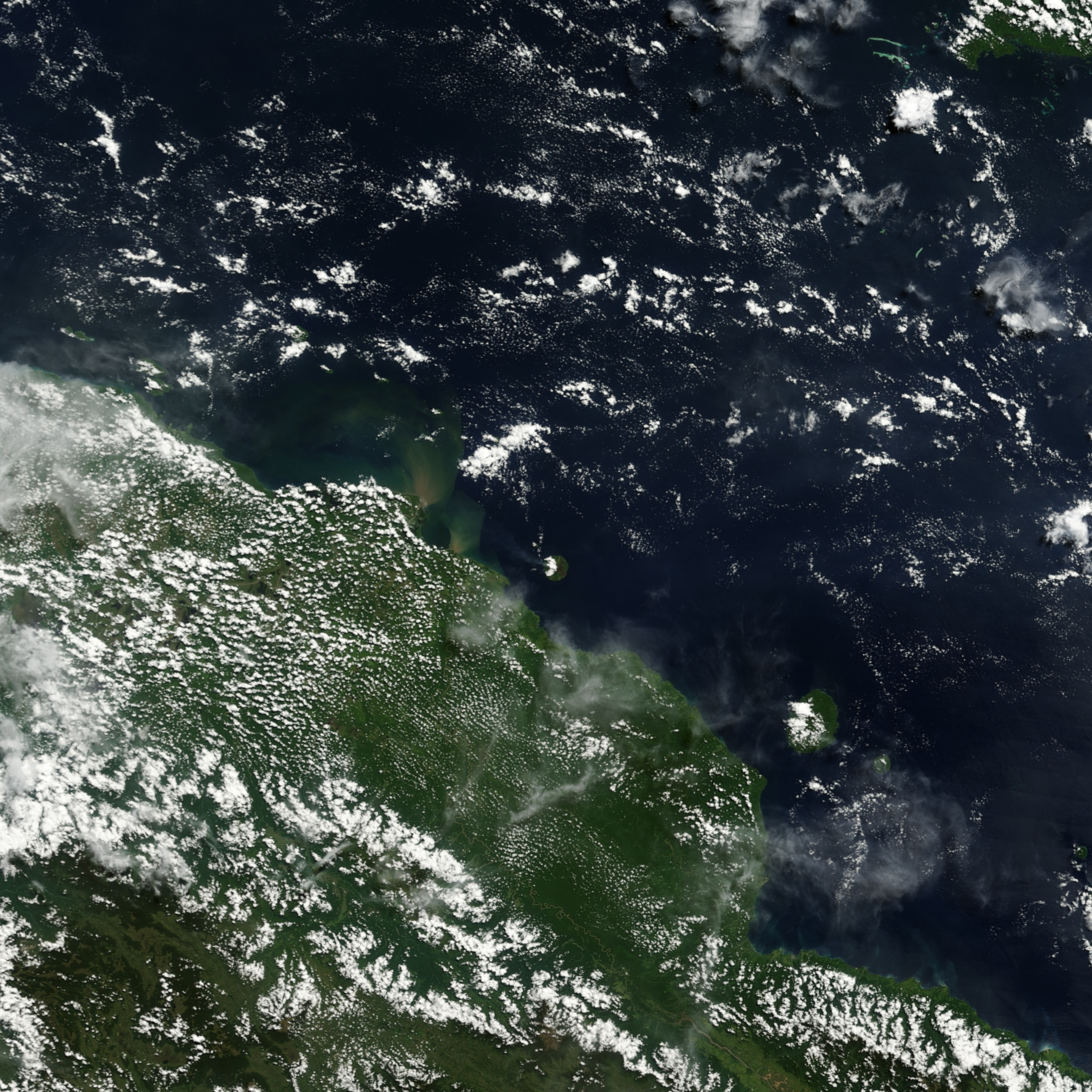 Plume from Manam - NASA Science