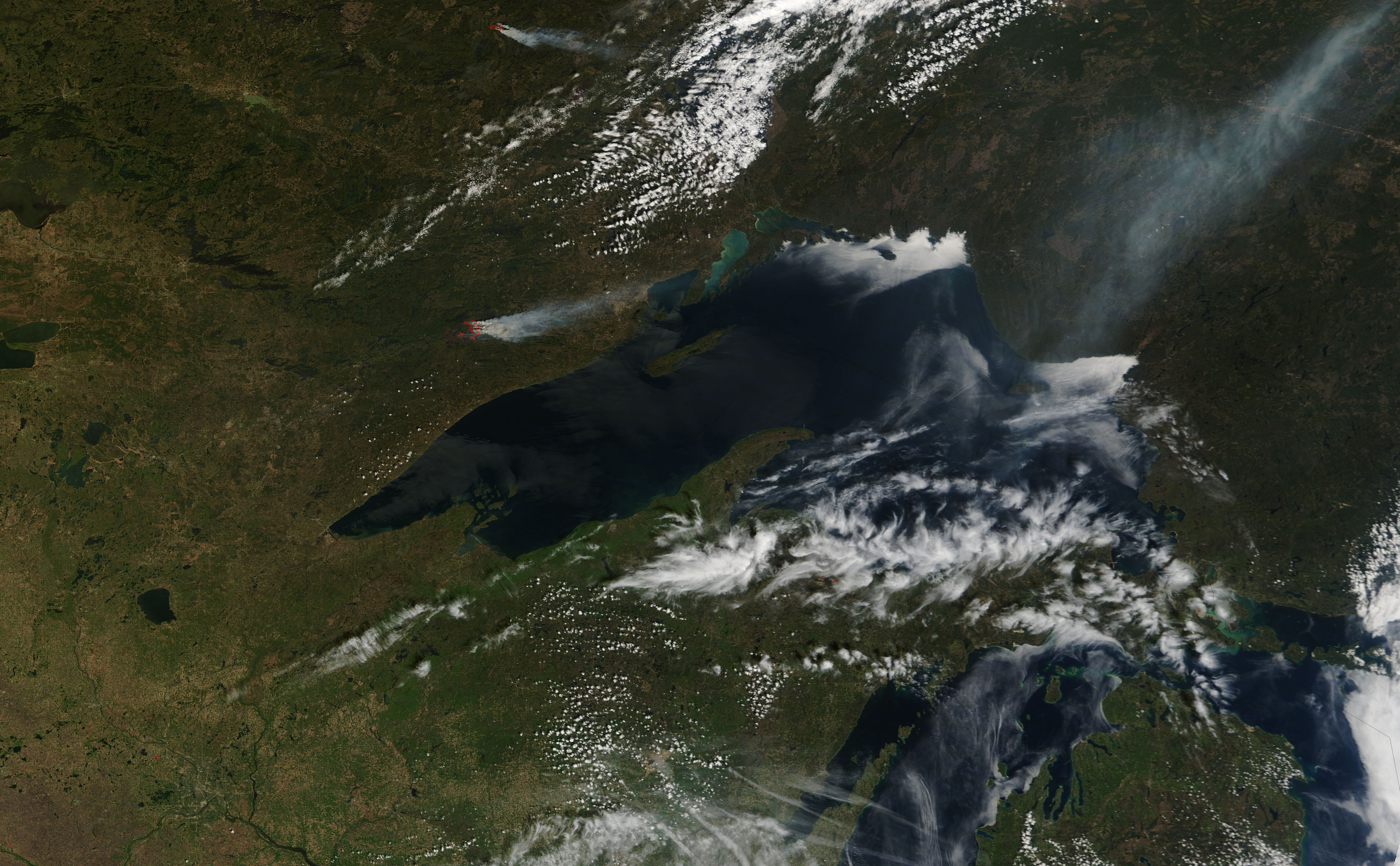 Ham Lake Fire, Minnesota and Ontario - NASA Science