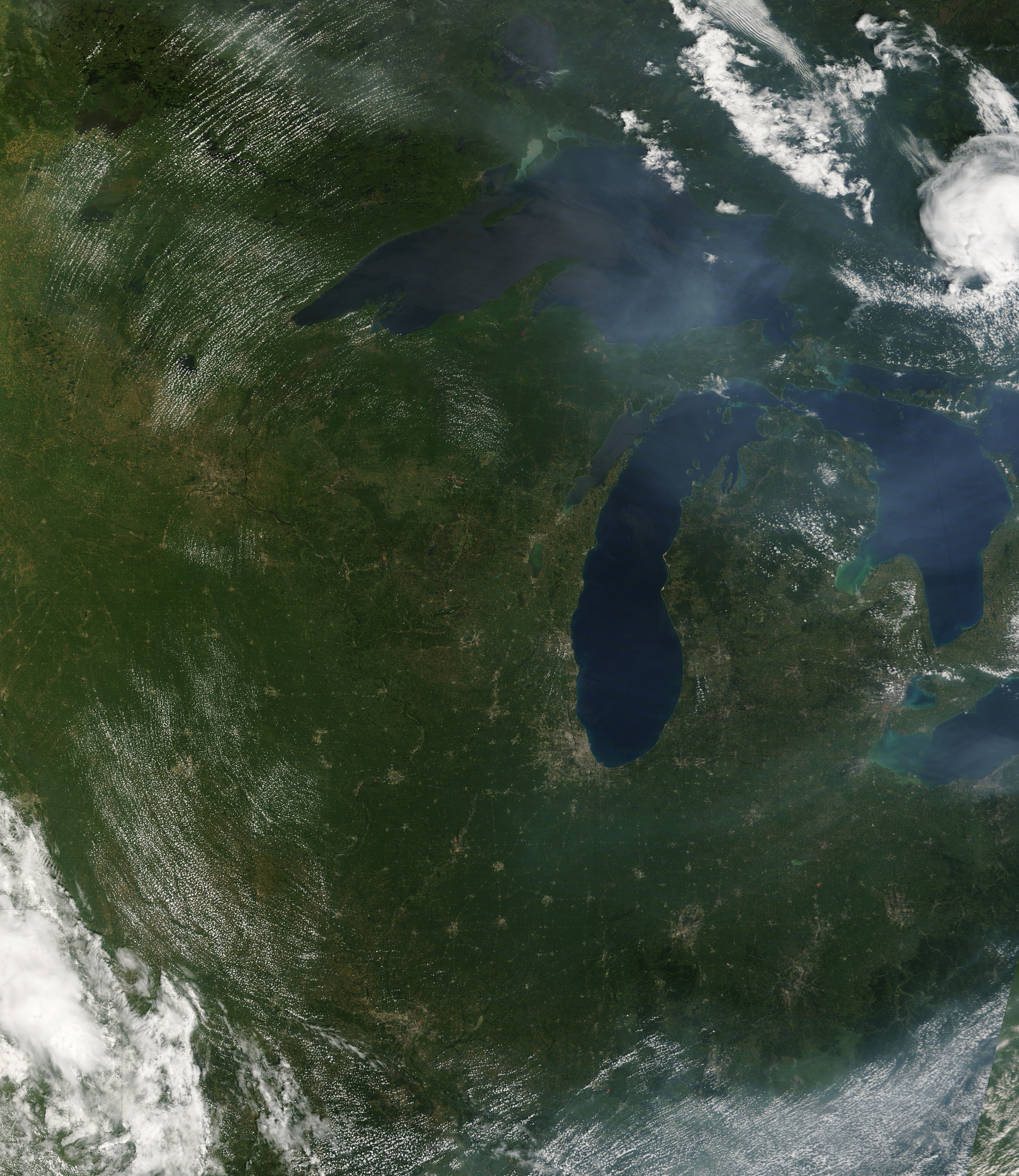 Haze over the Great Lakes - NASA Science