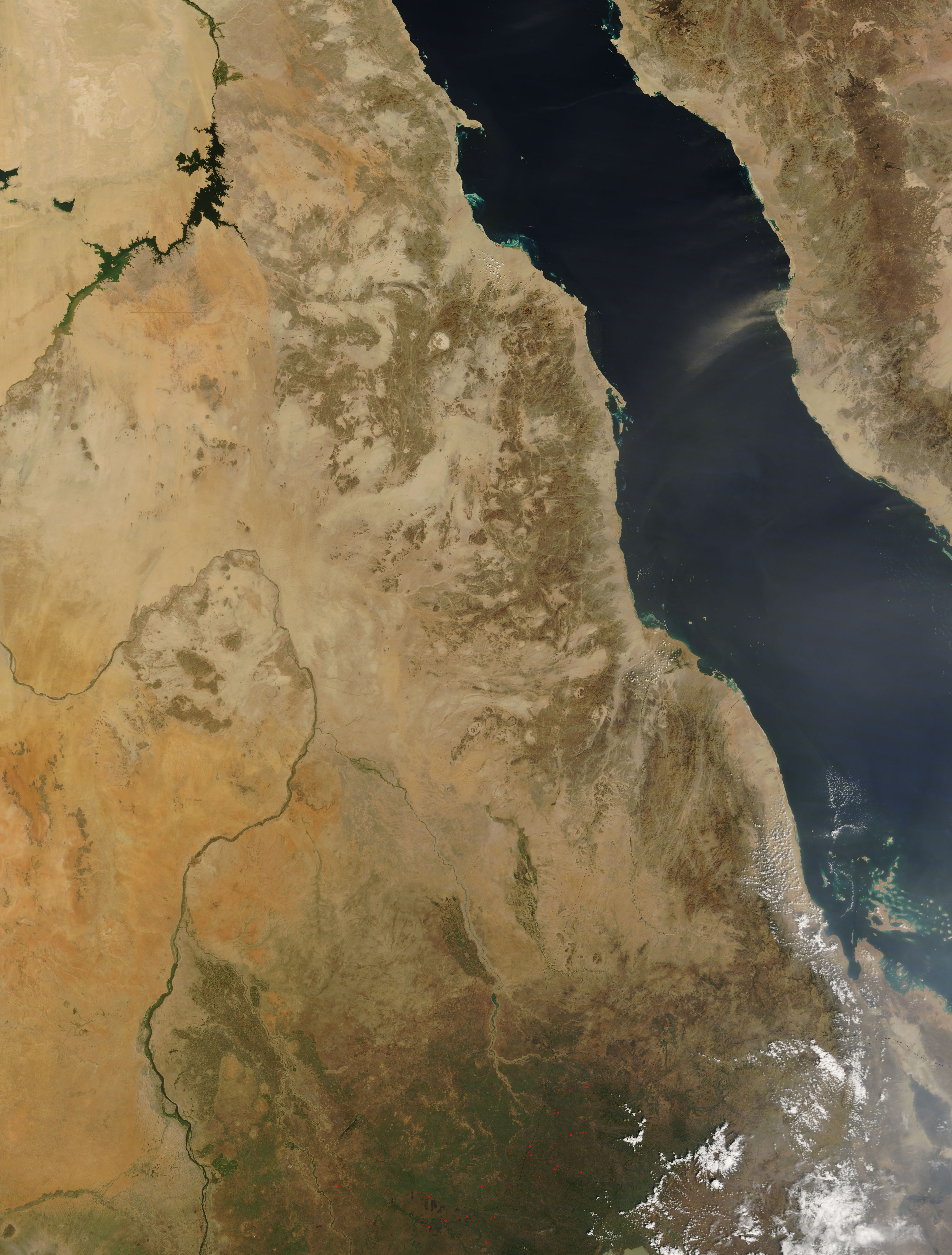 Dust over the Red Sea - NASA Science