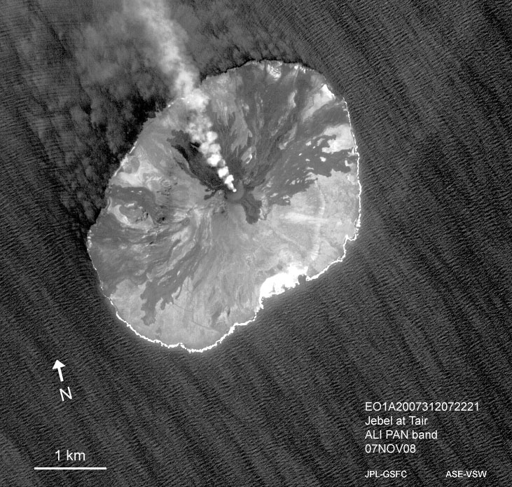 Plume from Jebel at Tair - NASA Science