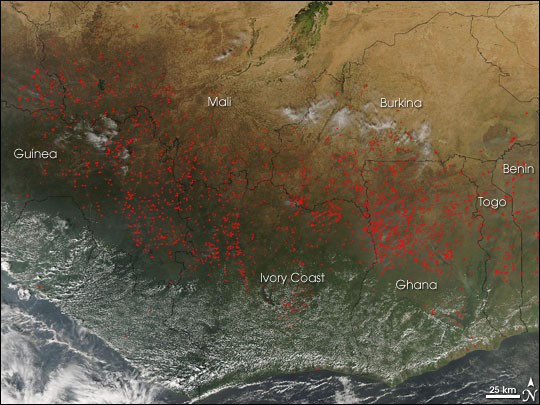 Fires in West Africa - NASA Science
