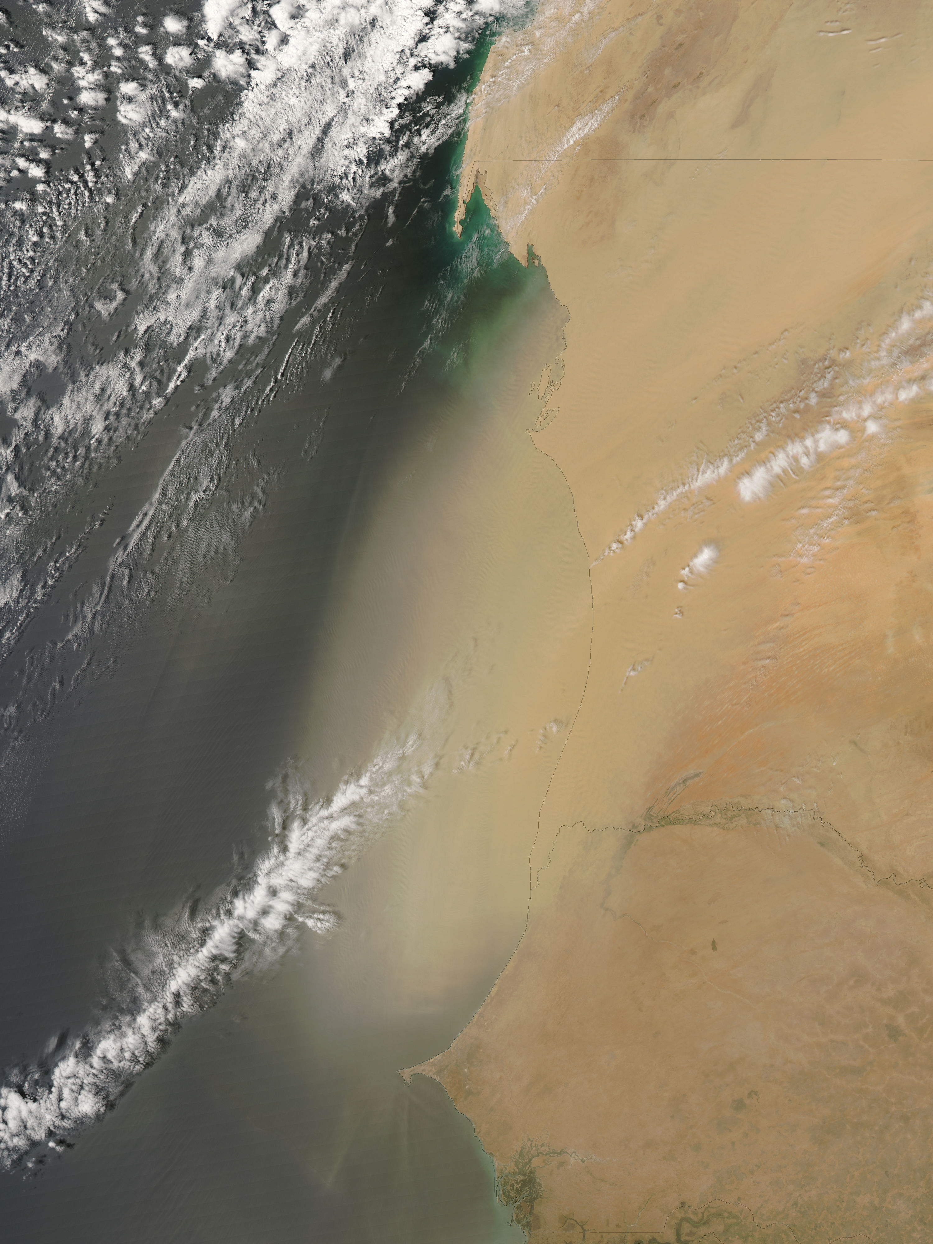 Dust Storm off the African West Coast - NASA Science
