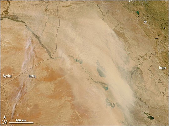 Dust Storm over Iraq - NASA Science
