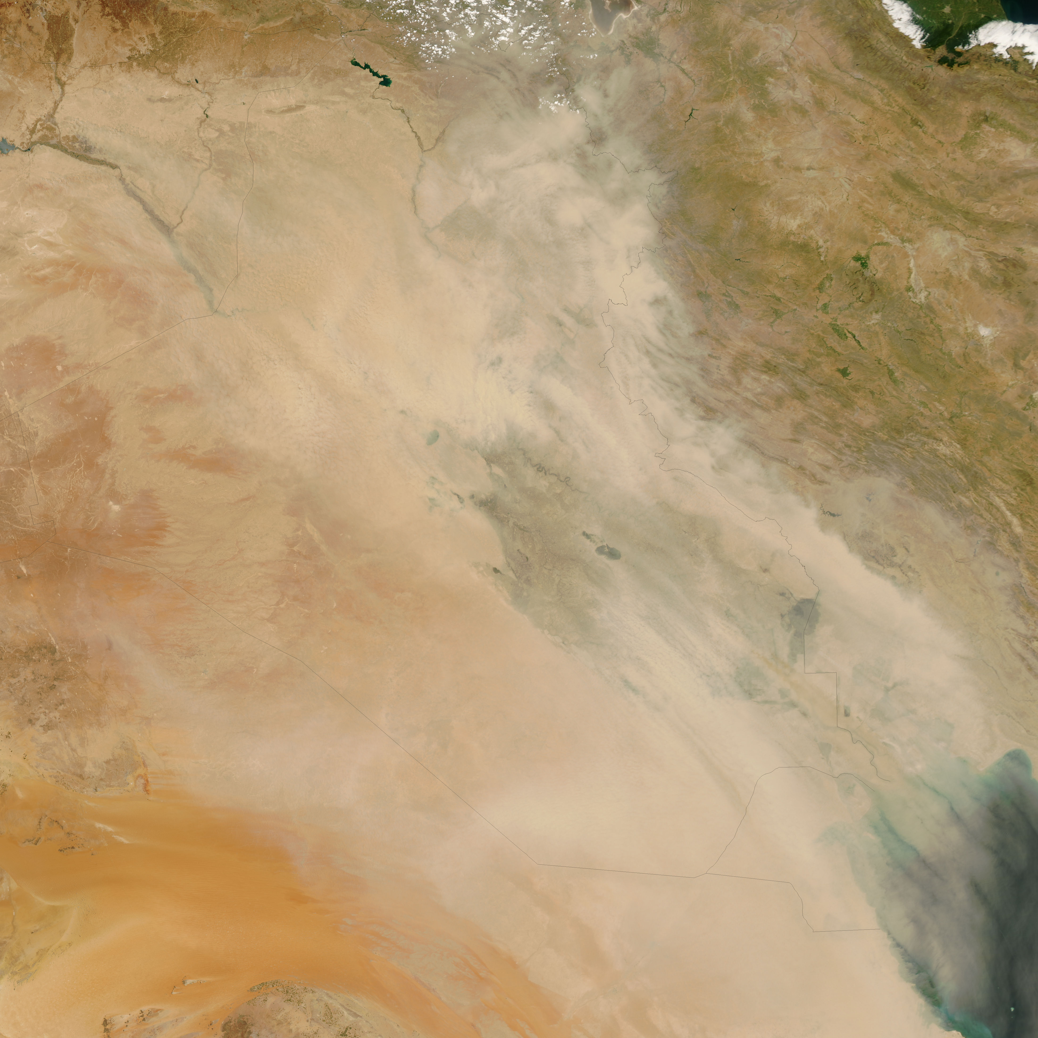 Dust Storm over Iraq - NASA Science