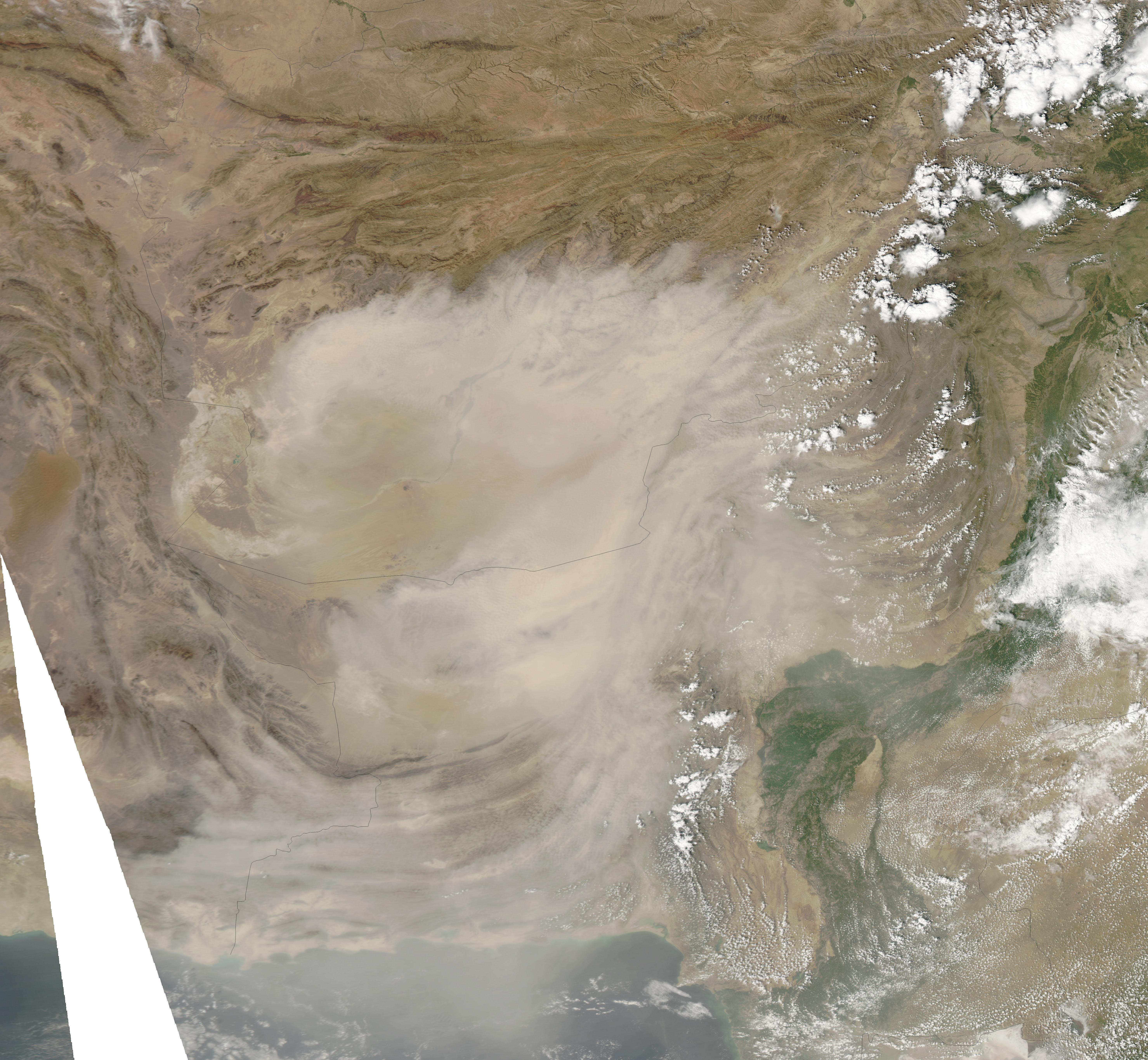 Dust Storm over Afghanistan - NASA Science