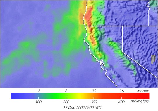 Severe Weather Hits U.S. West Coast - NASA Science