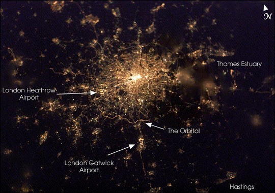 London by Night - NASA Science