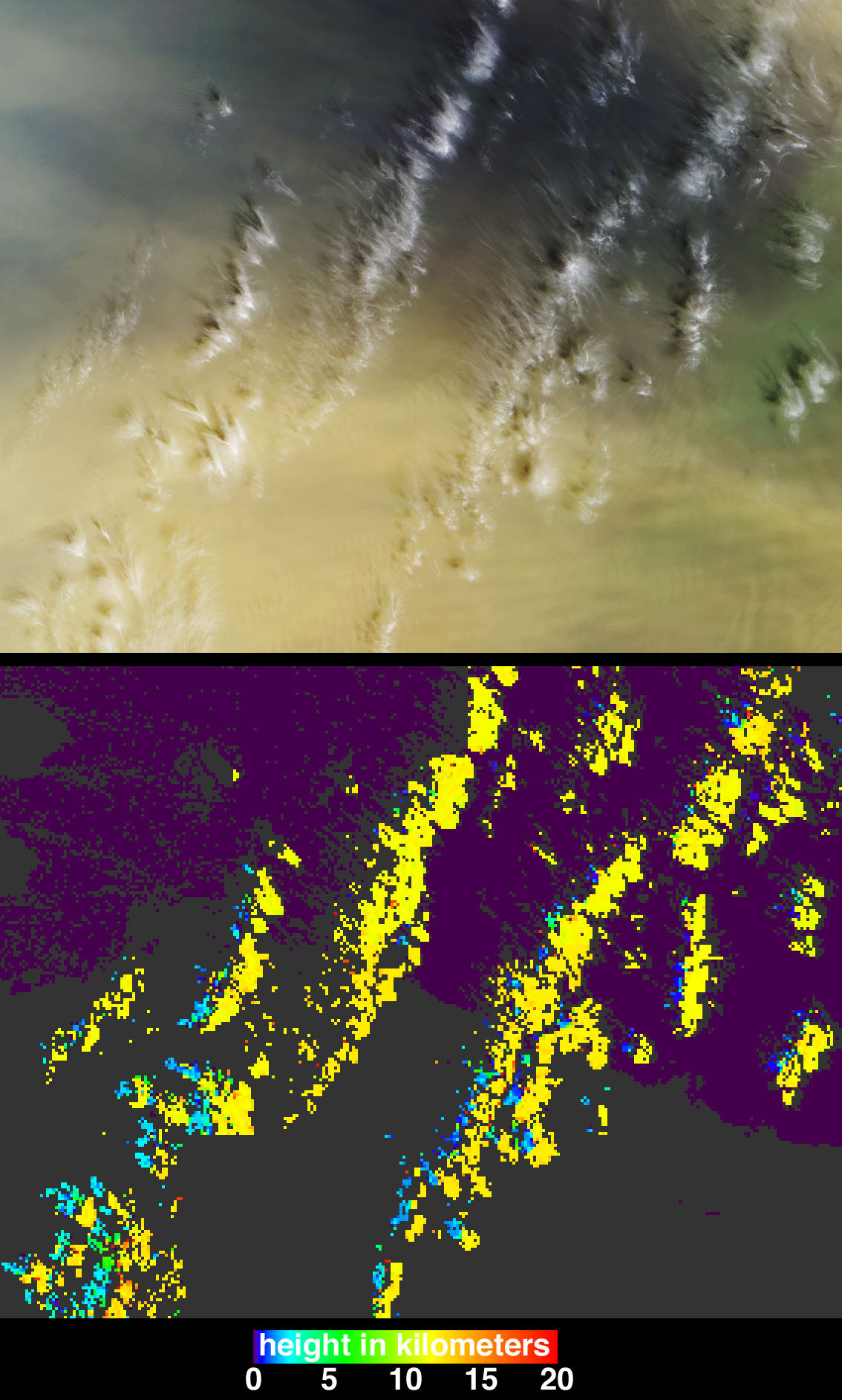 Casting Light and Shadows on a Saharan Dust Storm - NASA Science