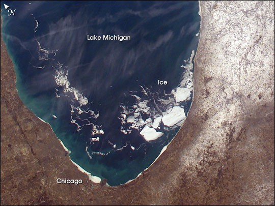 Lake Michigan Ice - NASA Science