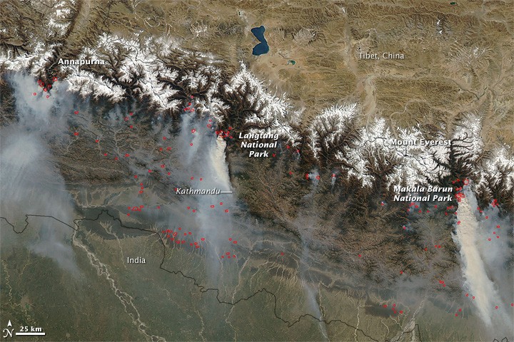 Forest Fires in Nepal - NASA Science