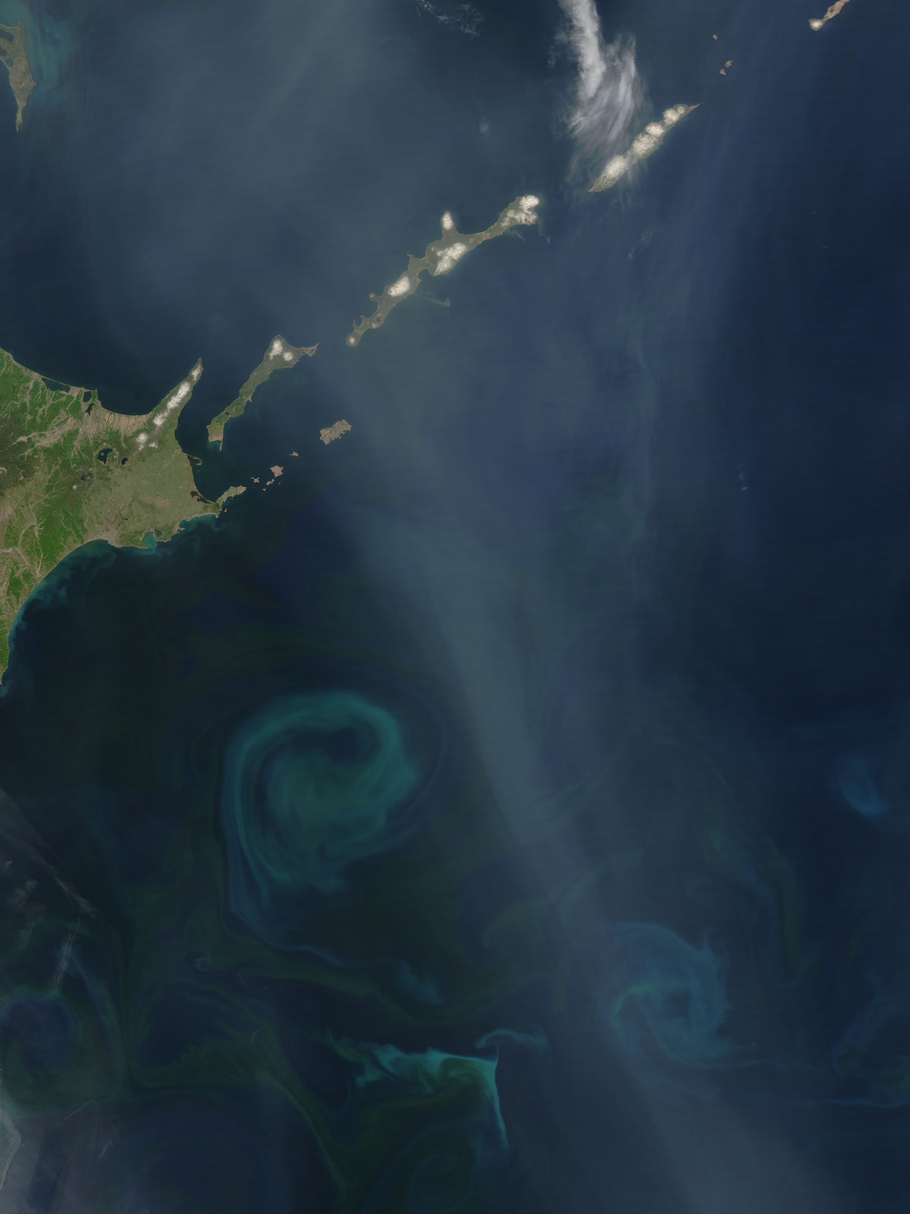 Smoke Plume near Japan - NASA Science