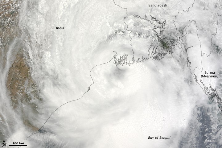 Cyclone Aila - NASA Science