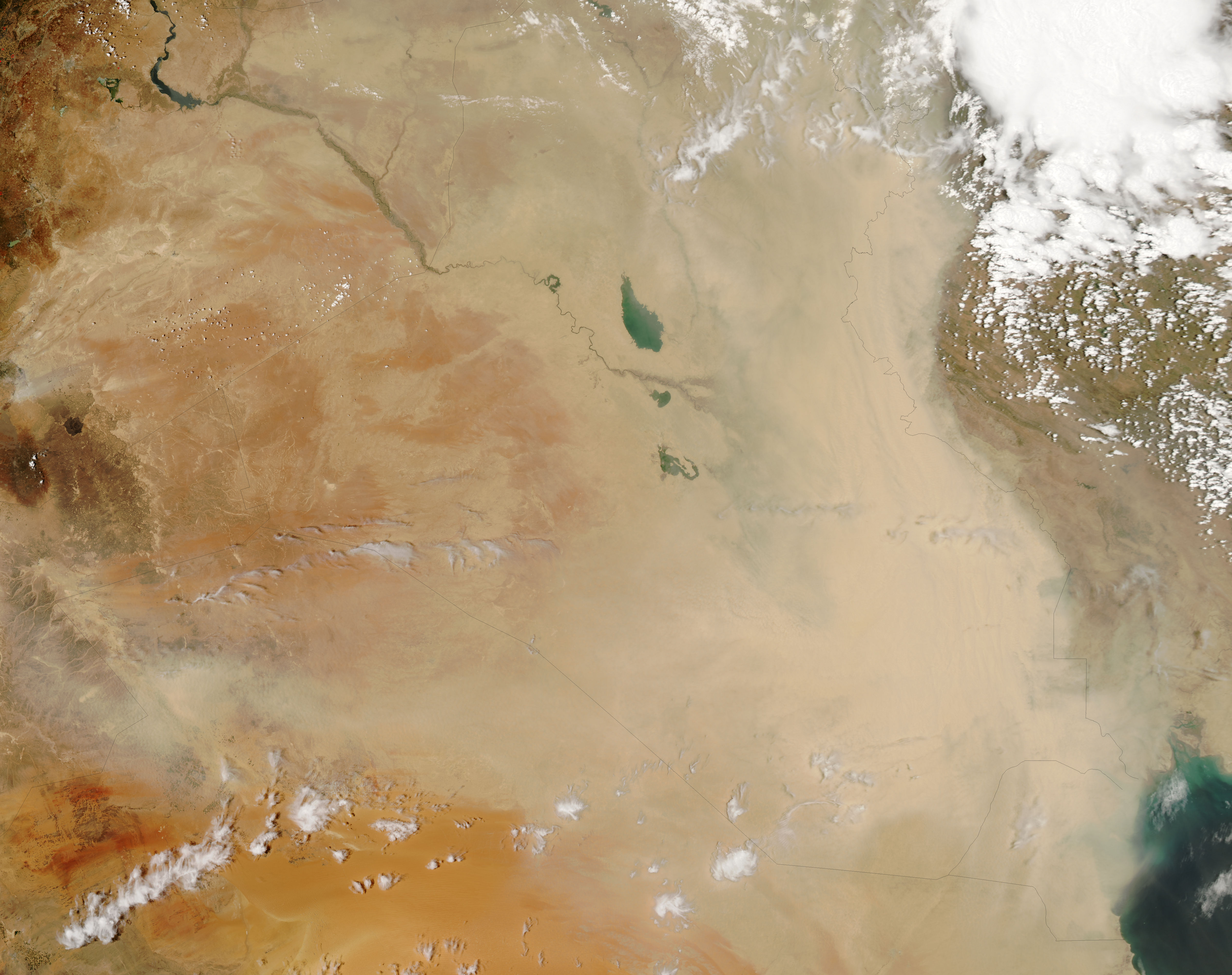 Dust Storm in the Middle East - NASA Science