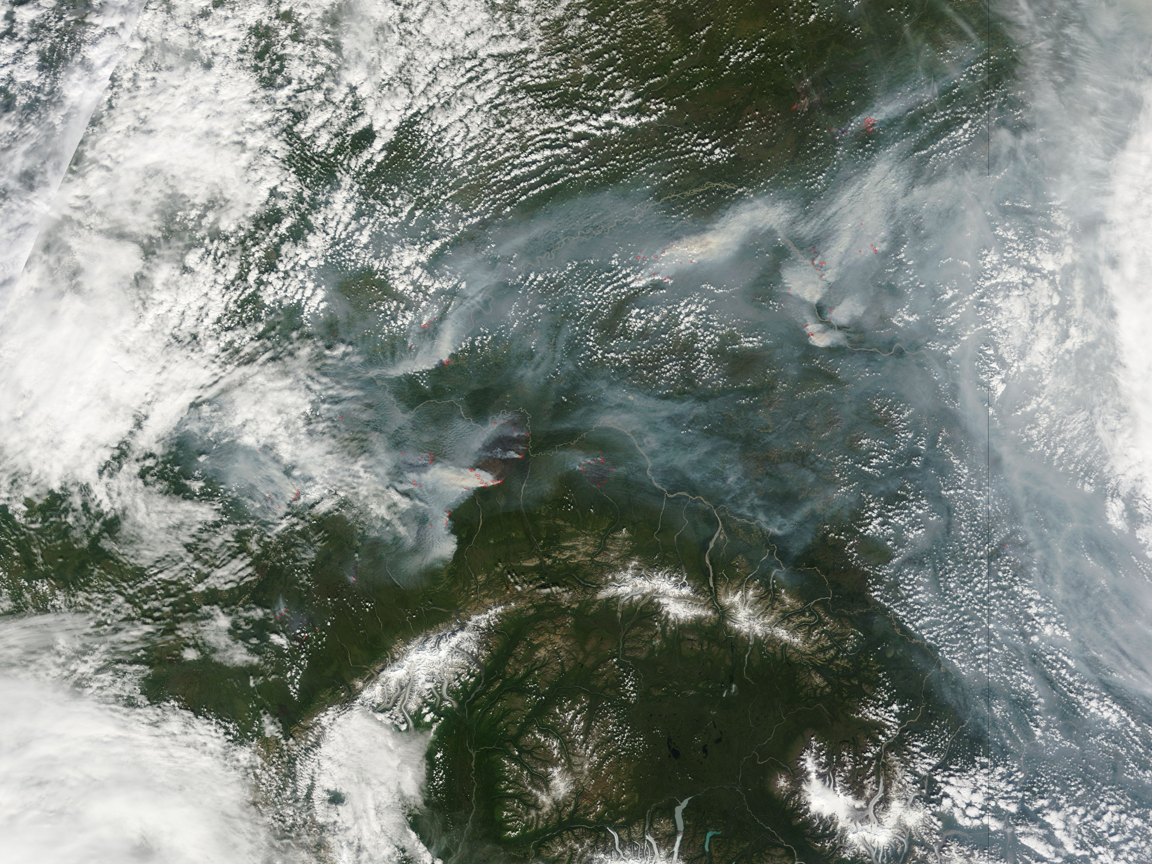 Hundreds of Thousands of Acres Burning in Interior Alaska - NASA Science