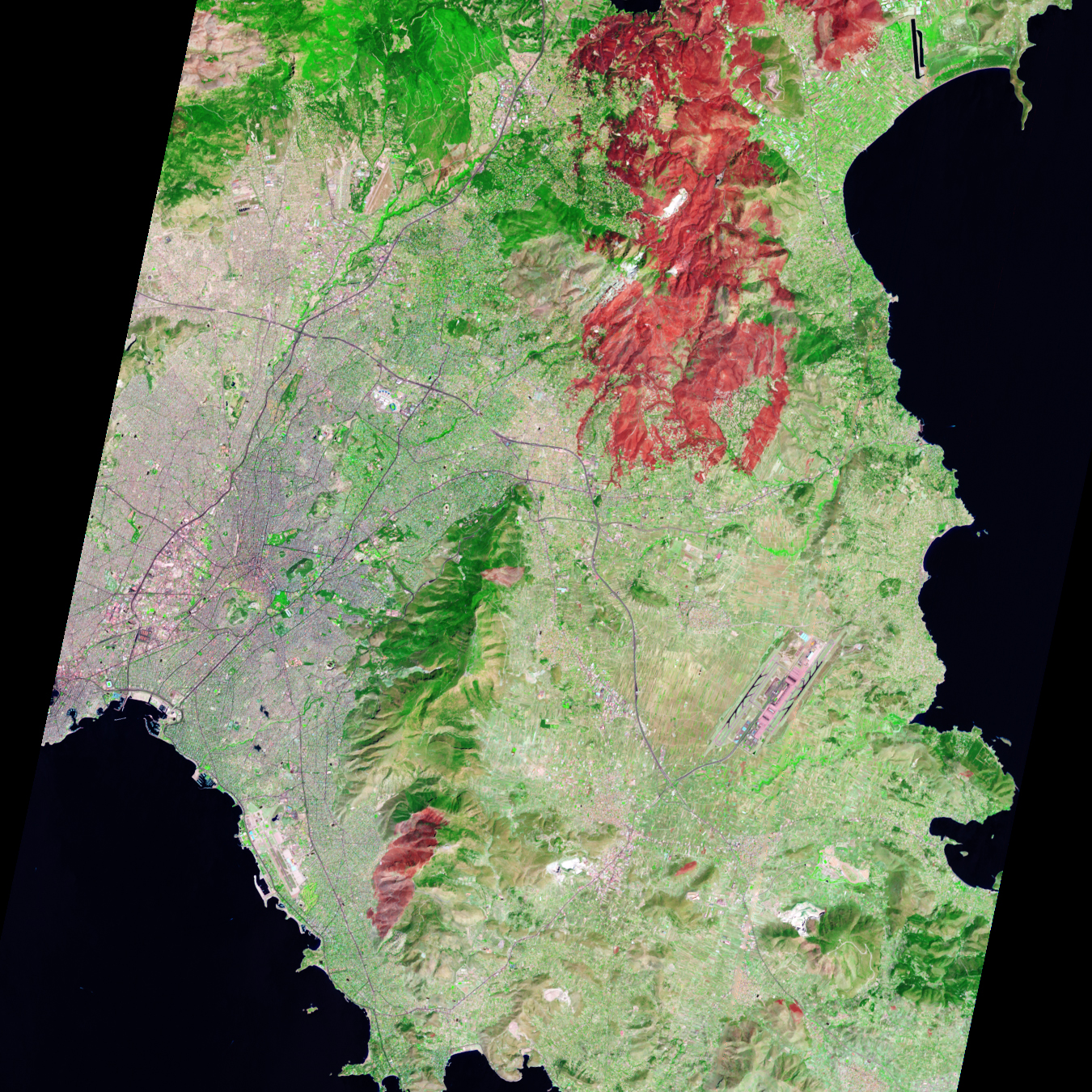 Burn Scar Near Athens, Greece - NASA Science