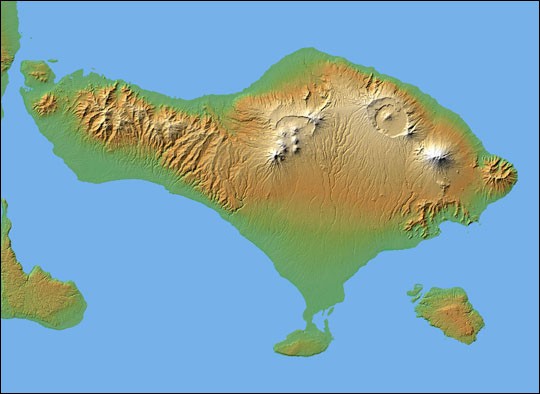 Topography of Bali - NASA Science