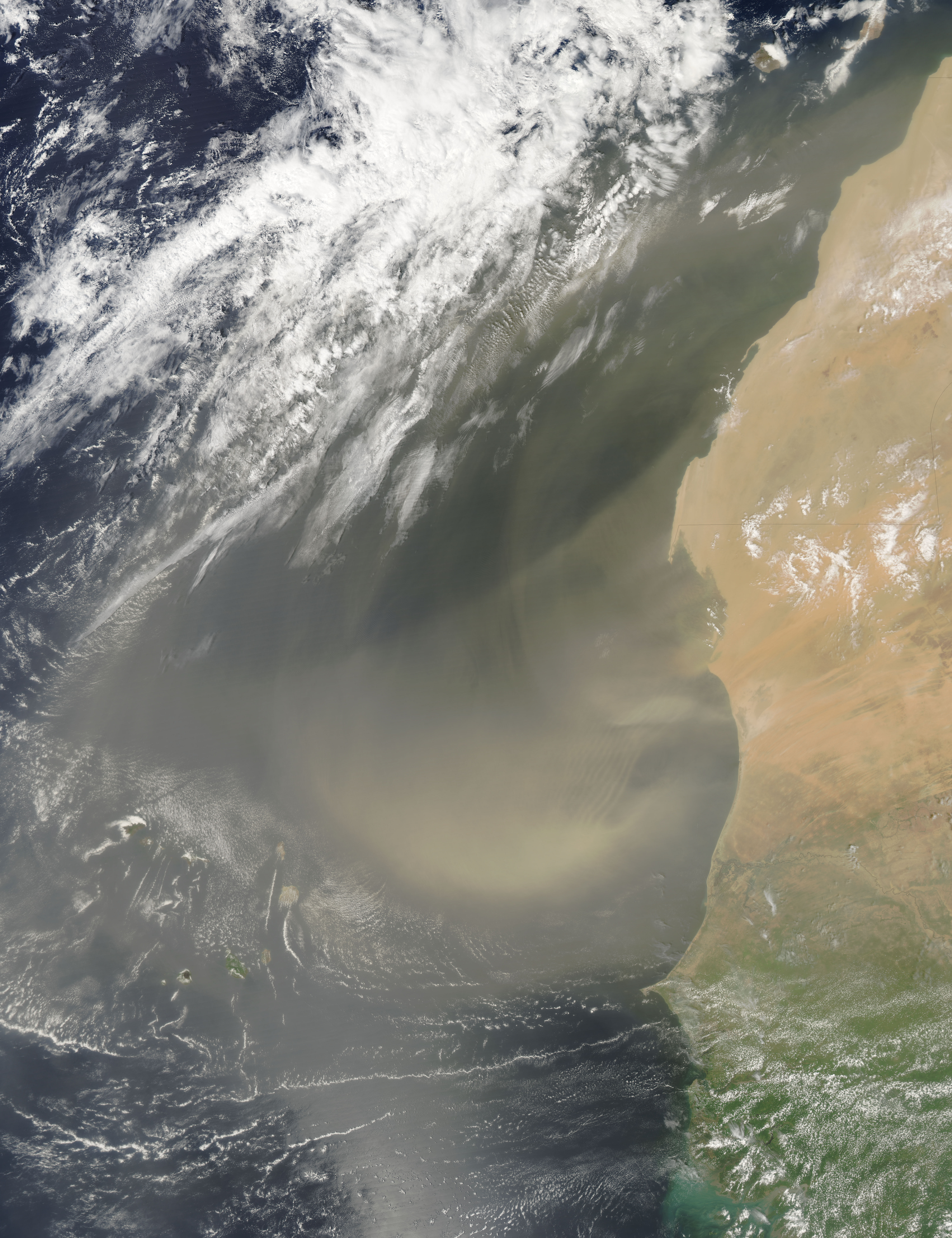 Saharan Dust over the Atlantic - NASA Science