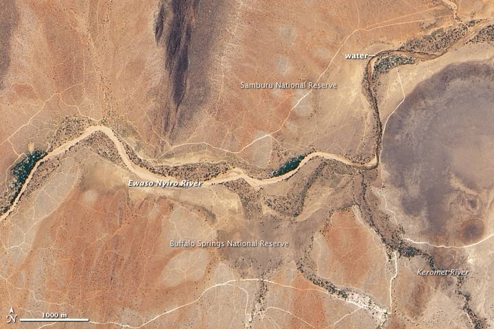 Kenya’s Ewaso Nyiro River Dries - NASA Science