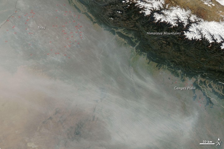 Haze over India - NASA Science