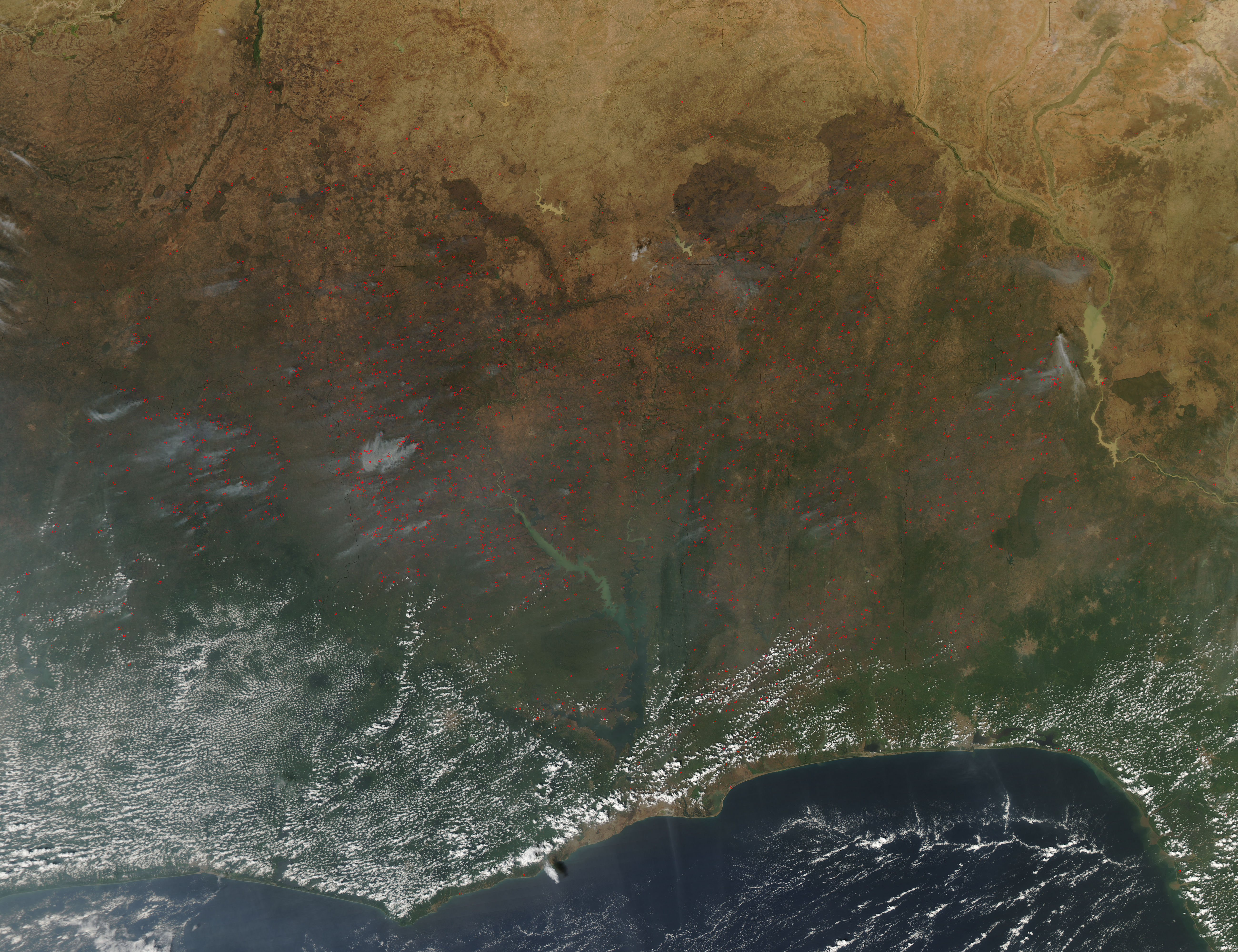 Fires in Western Africa - NASA Science
