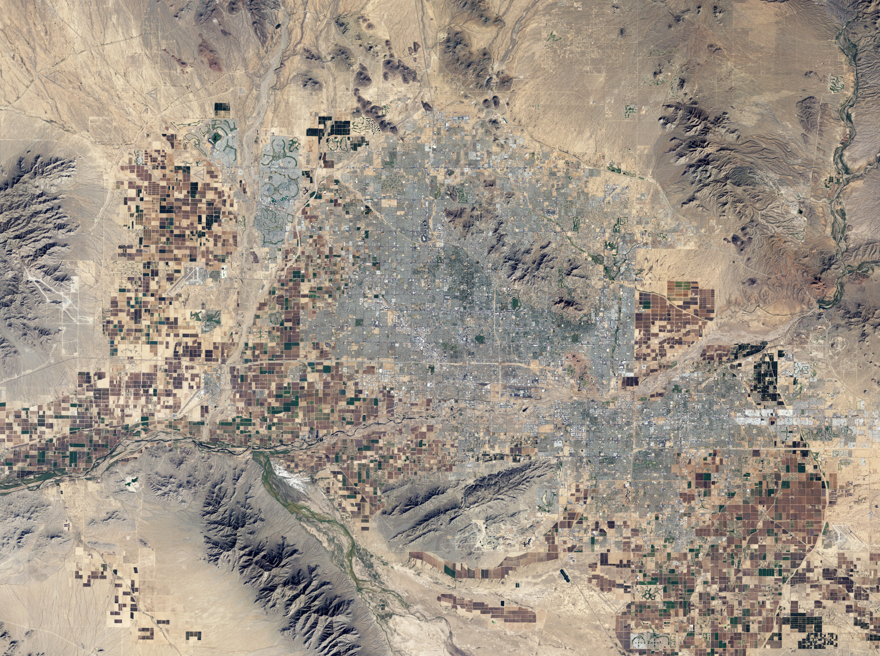Booming Growth in Phoenix Suburbs - NASA Science