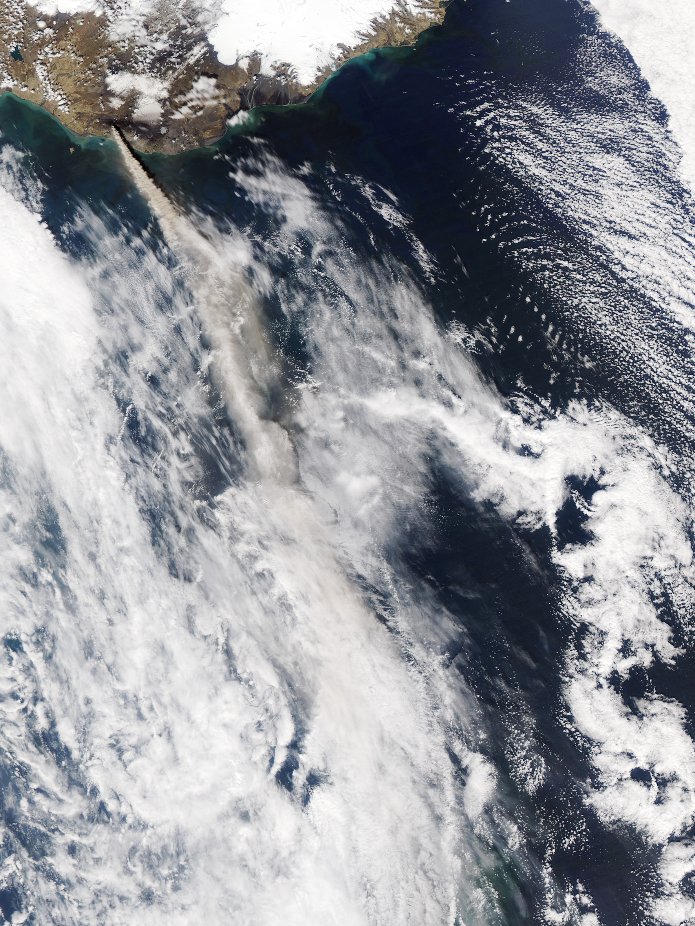 Eruption of Eyjafjallajökull Volcano, Iceland - NASA Science