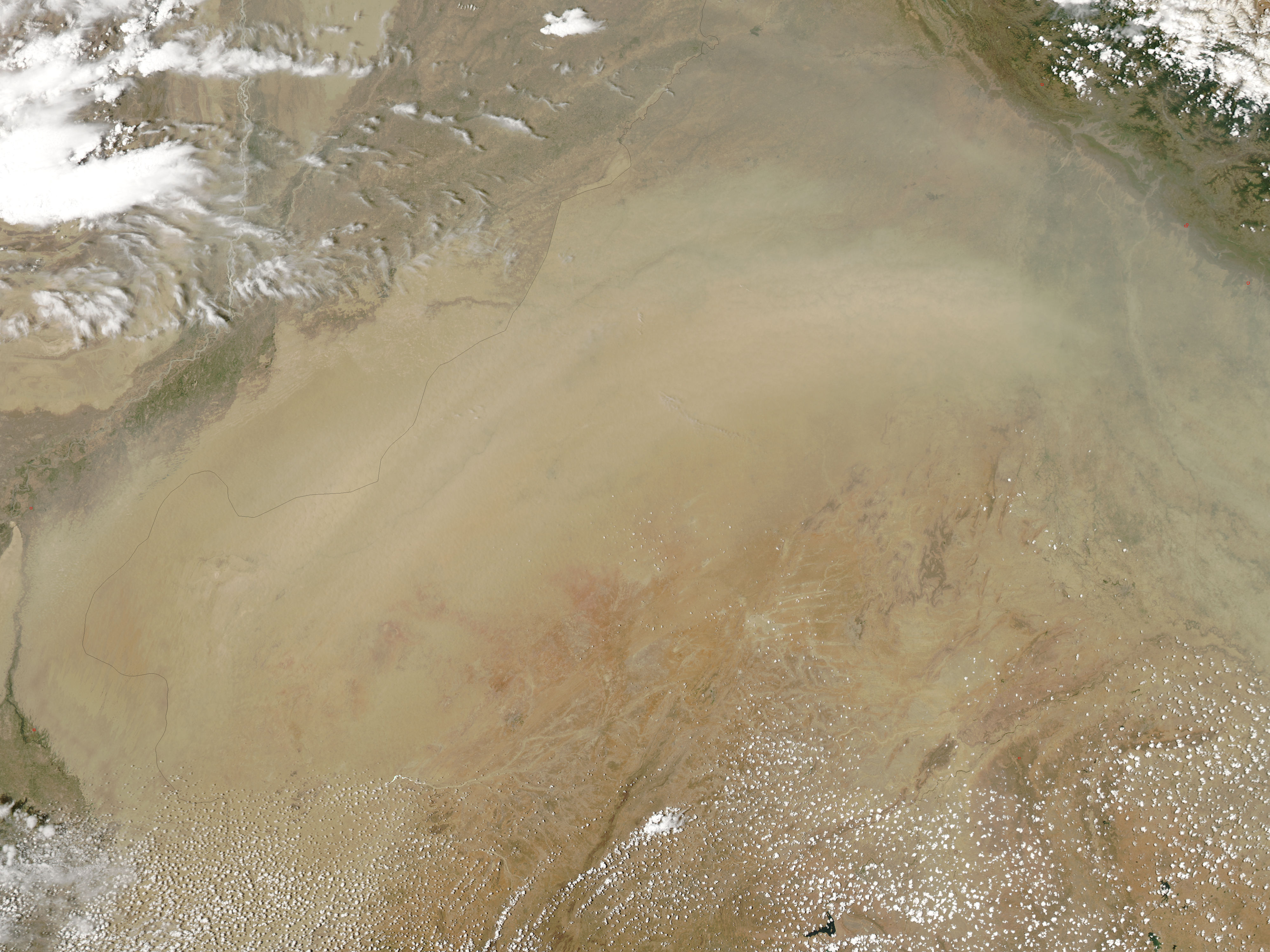 Dust over India - NASA Science