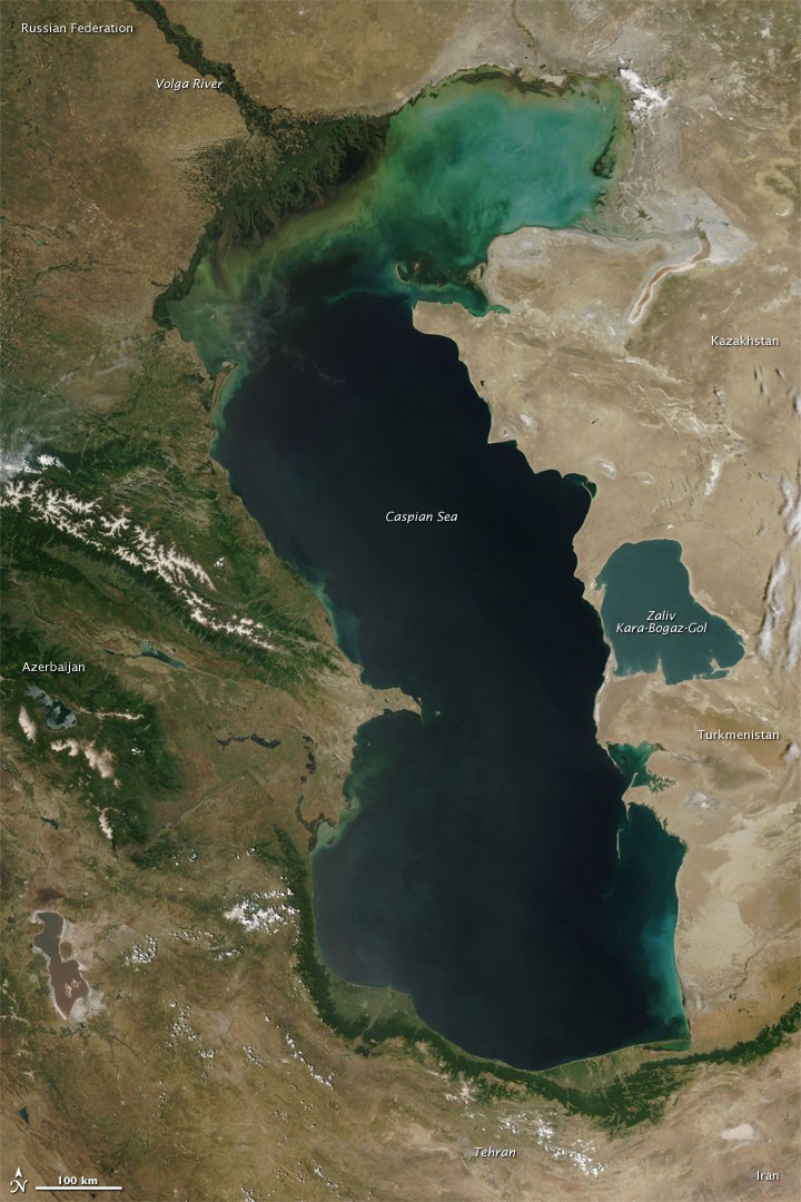 Caspian Sea - NASA Science