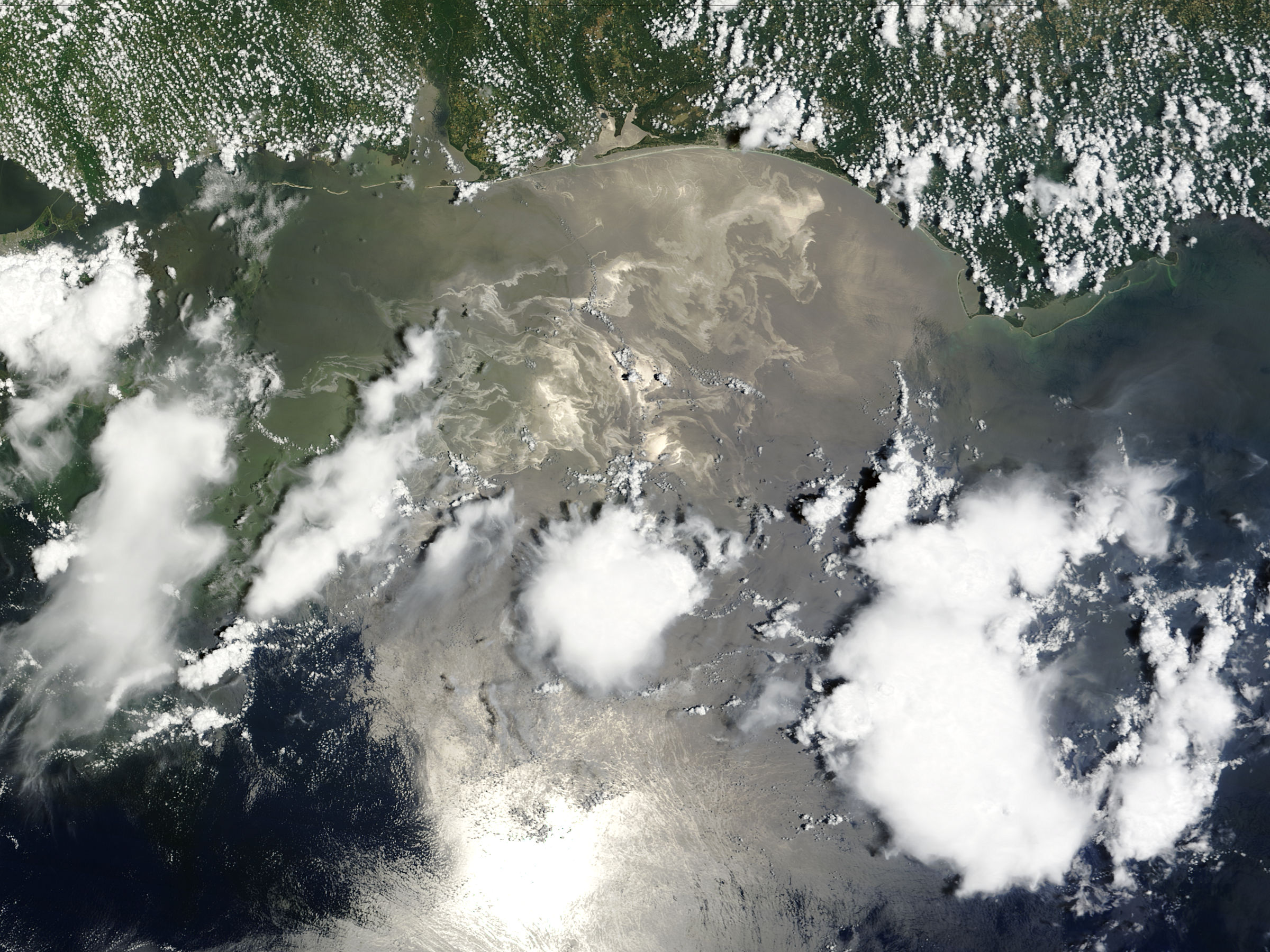 Oil Slick in the Gulf of Mexico - NASA Science