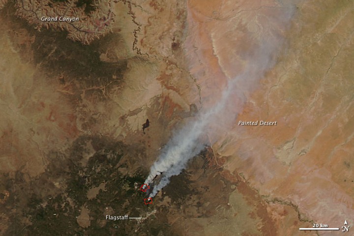 Schultz Fire North of Flagstaff, AZ - NASA Science
