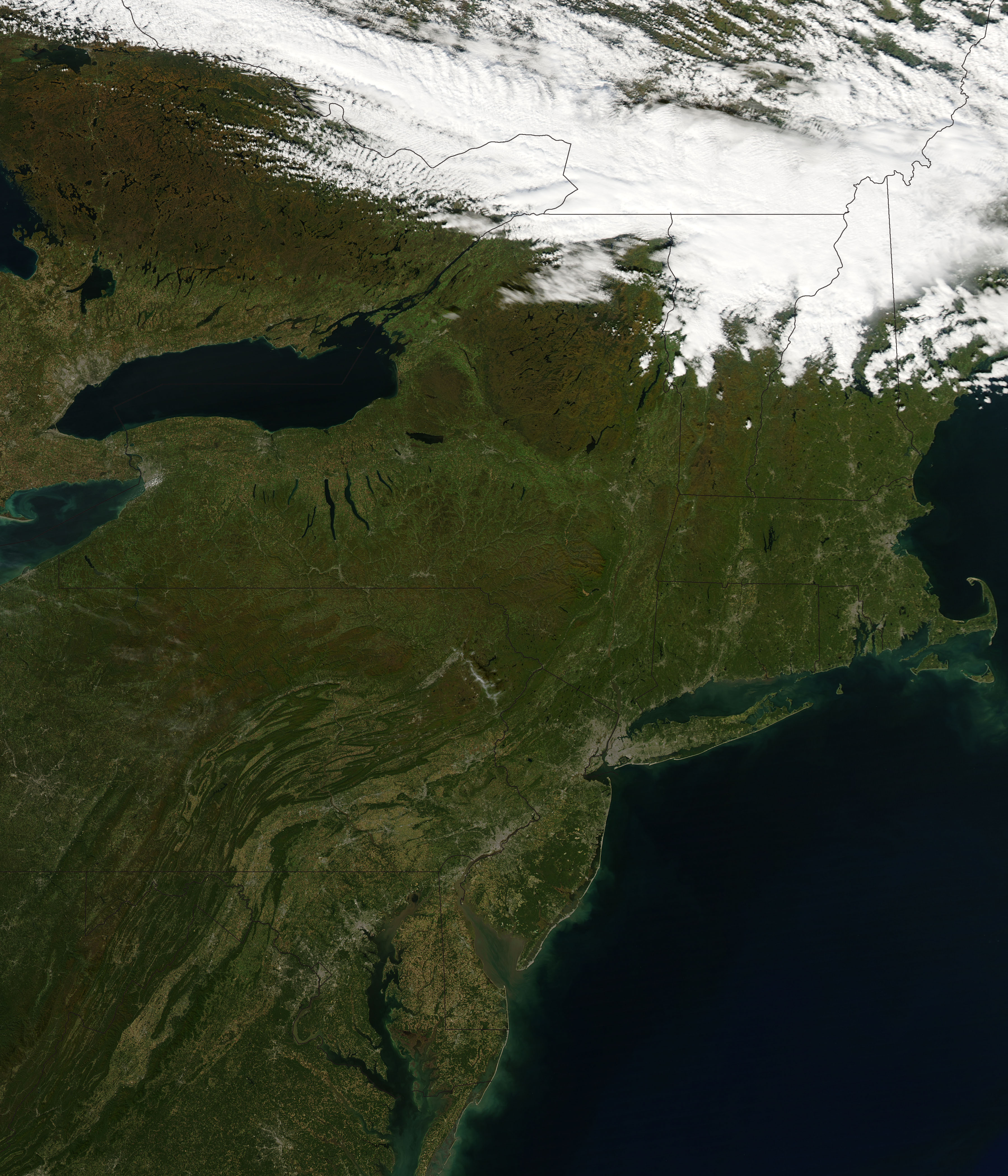 Fall Colors in the Allegheny Mountains - NASA Science