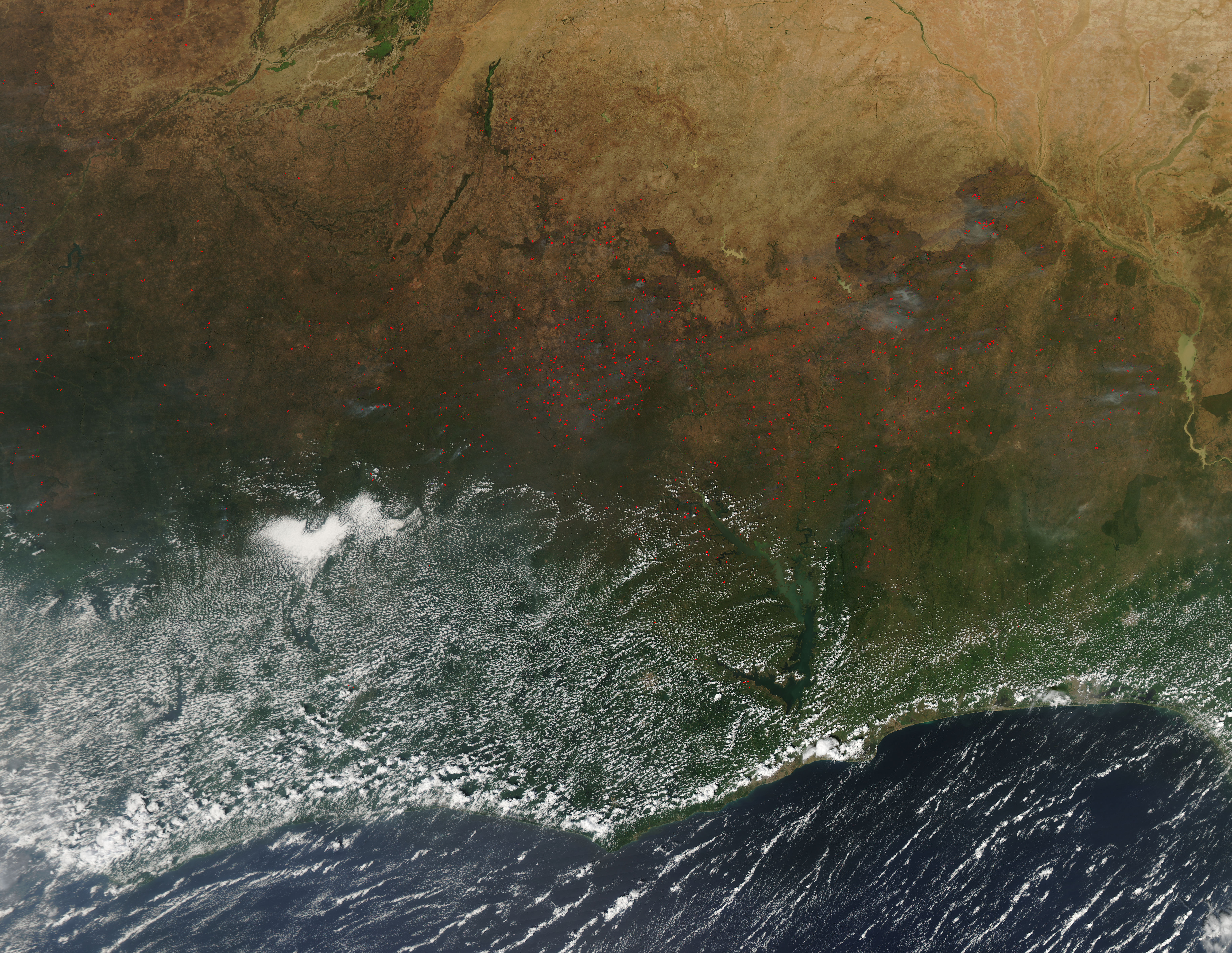 Widespread Fires in West Africa - NASA Science
