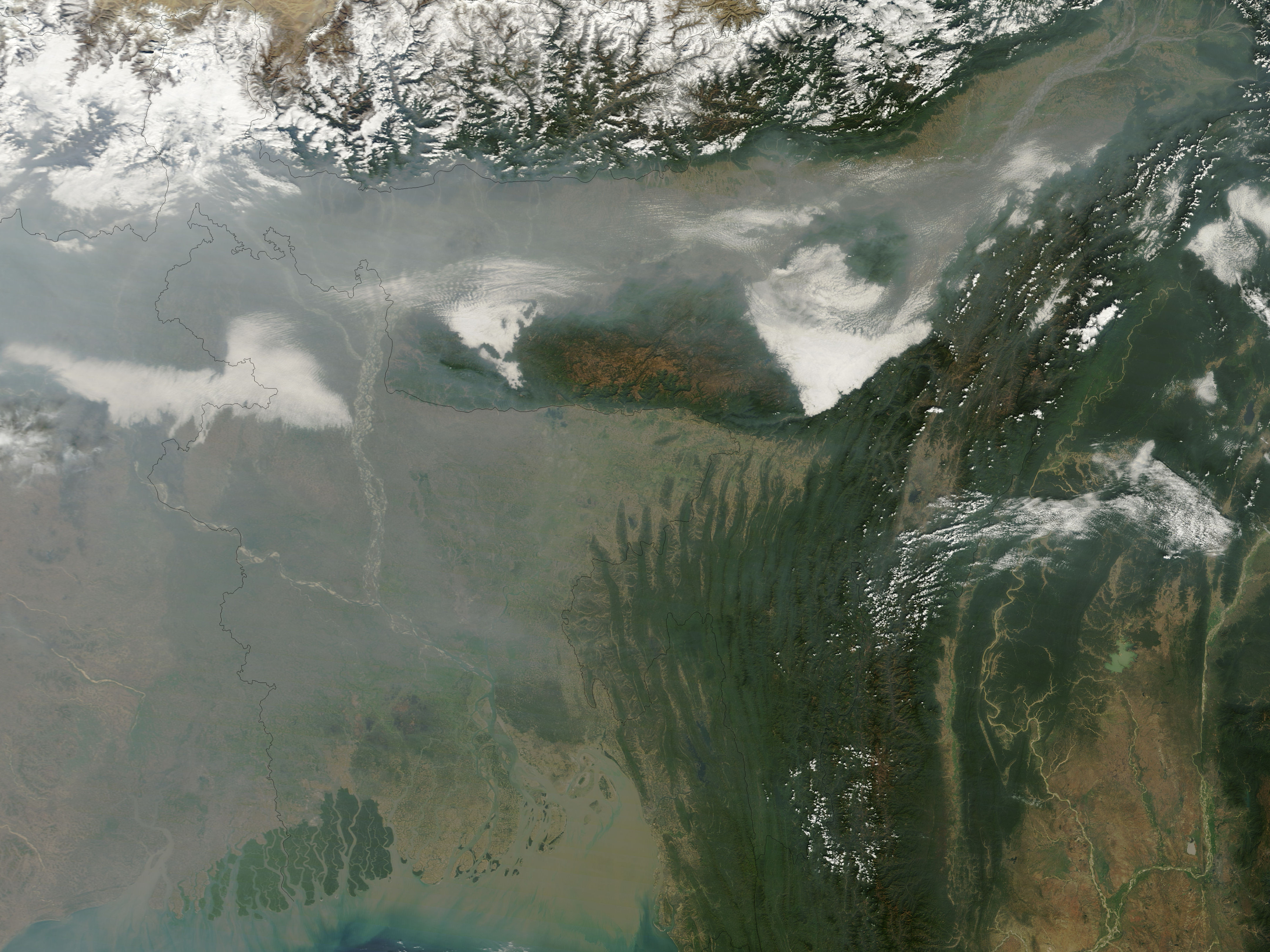 Haze over India and Bangladesh - NASA Science