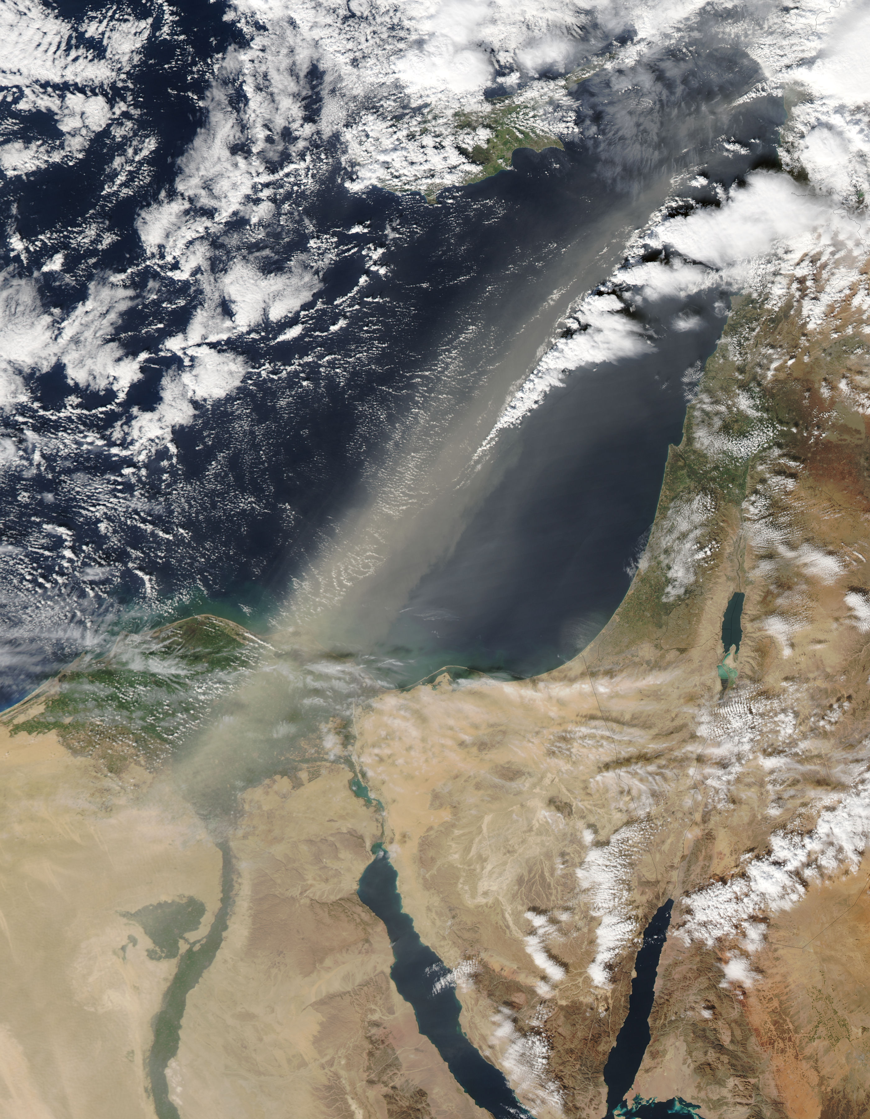 Dust Storm in Egypt - NASA Science