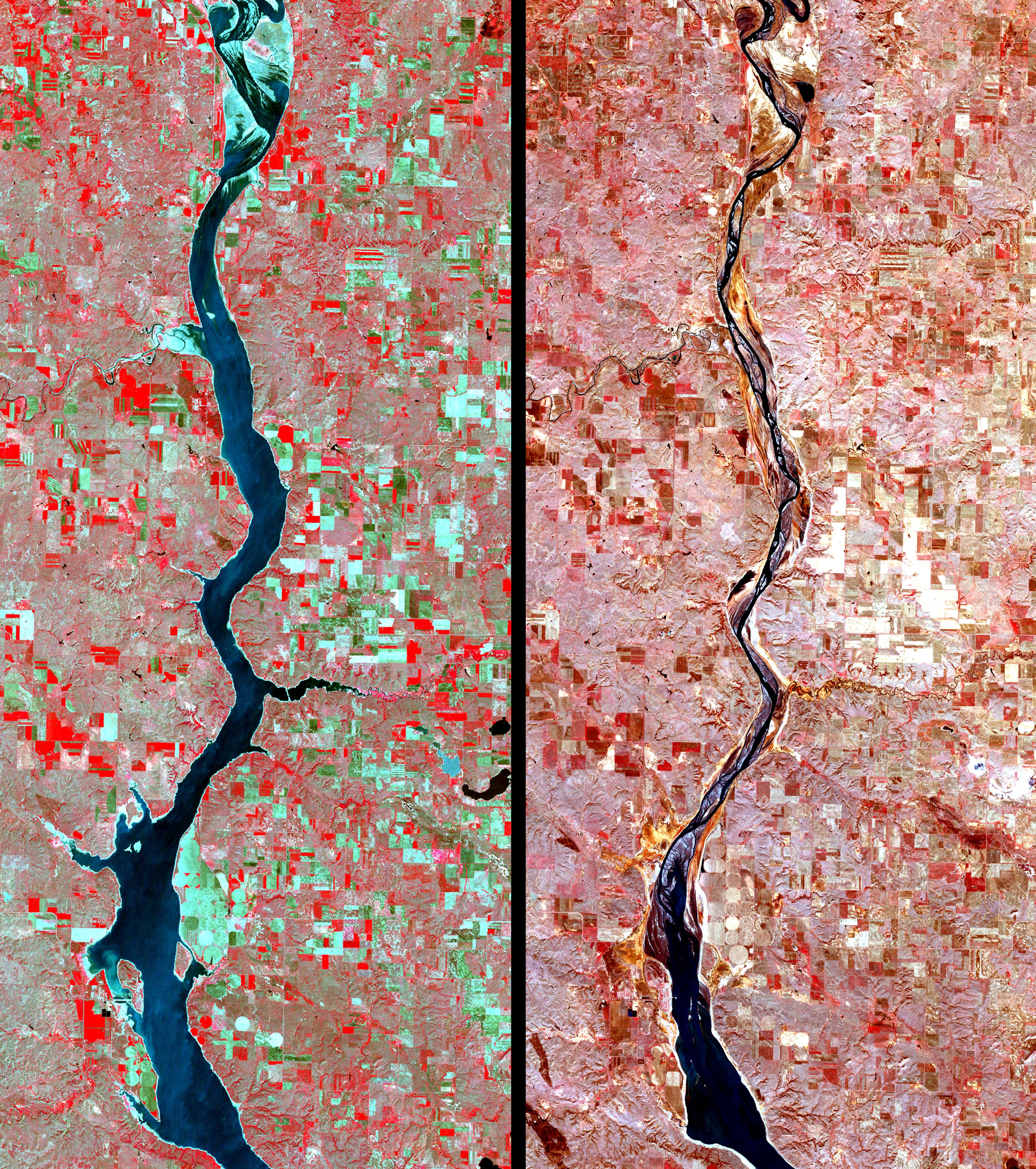 Lake Oahe, Dakotas - NASA Science