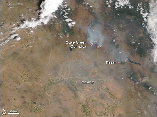 Cave Creek Complex Fire - NASA Science