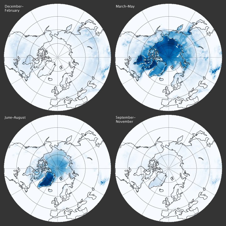 Seasonal Effects of Arctic Snow and Ice - NASA Science