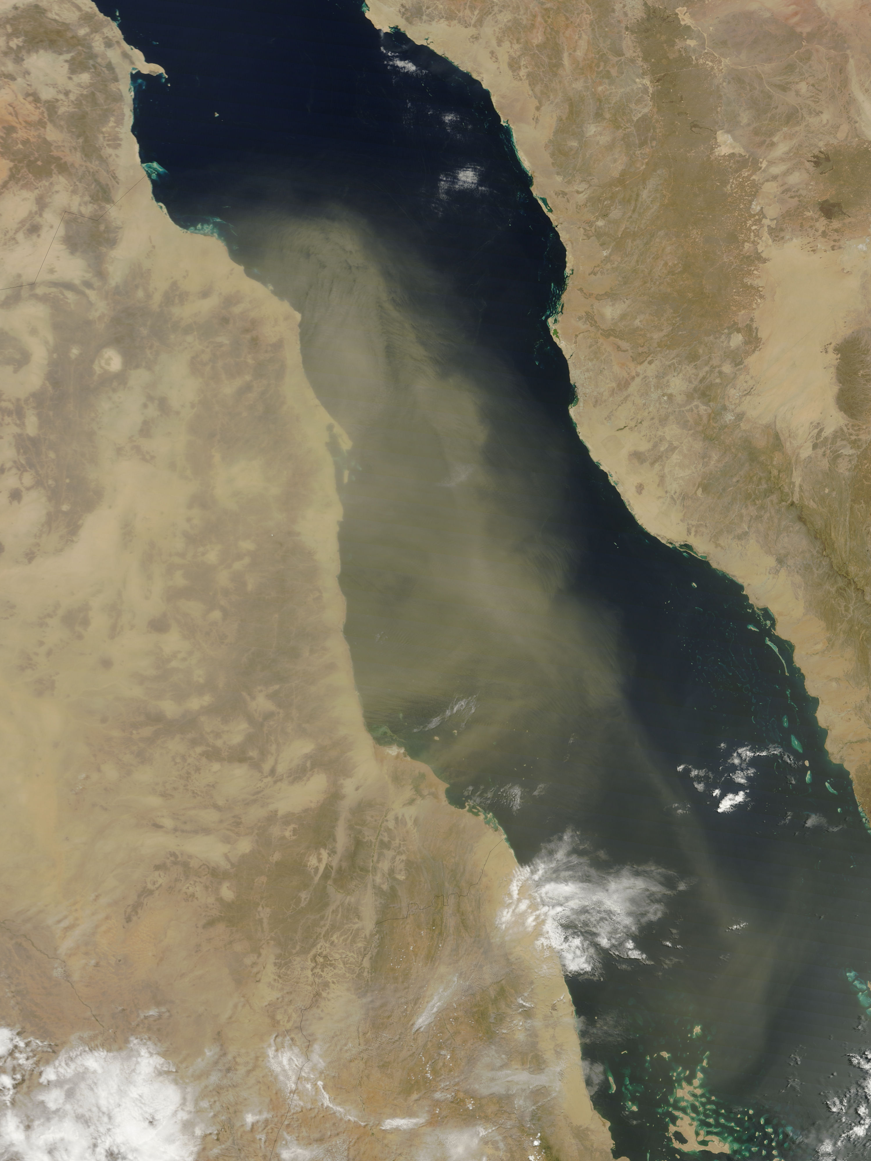 Dust over the Red Sea - NASA Science